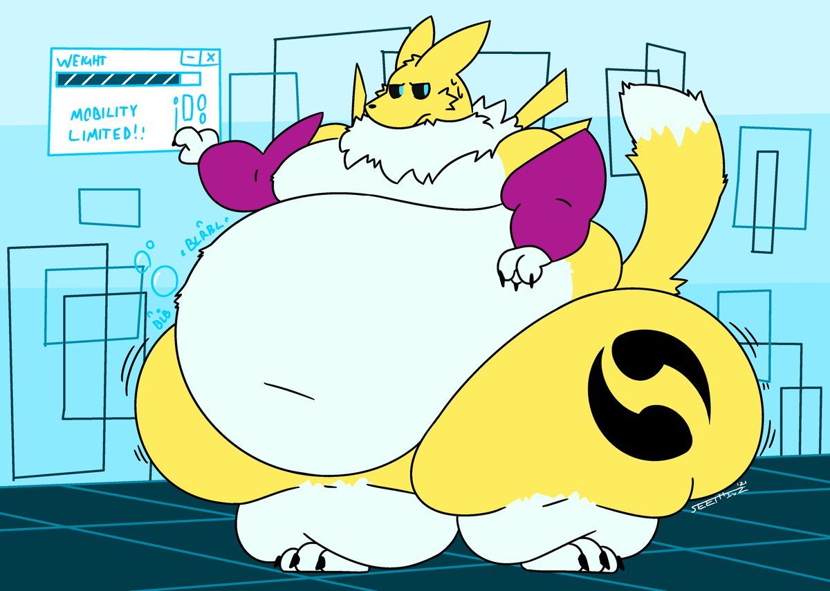 Fat Renamon by Ruihtees | Scrolller