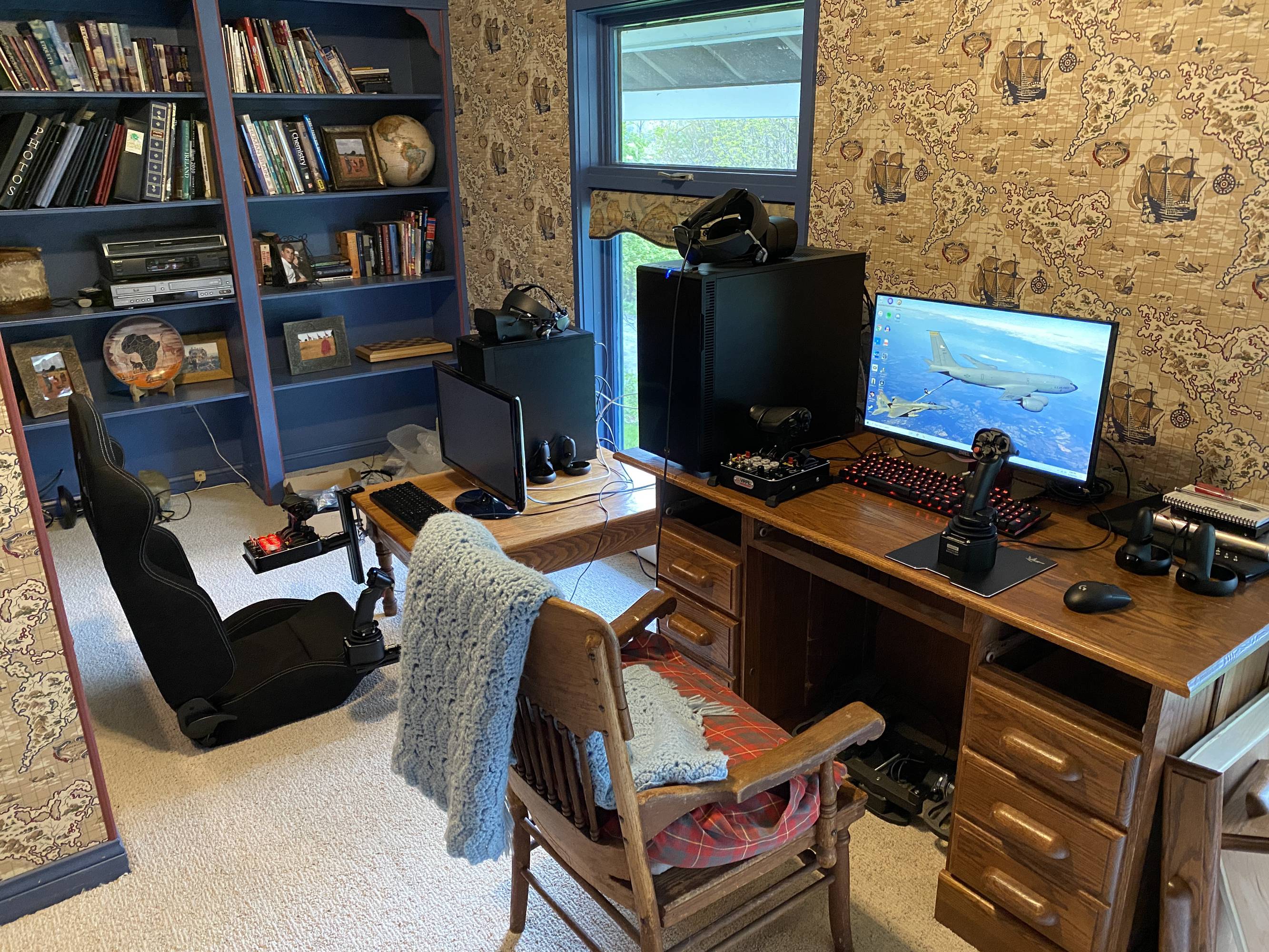 Father-son dual cockpit setup nearly complete! | Scrolller