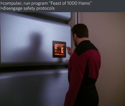 Feast of 1000 hams | Scrolller