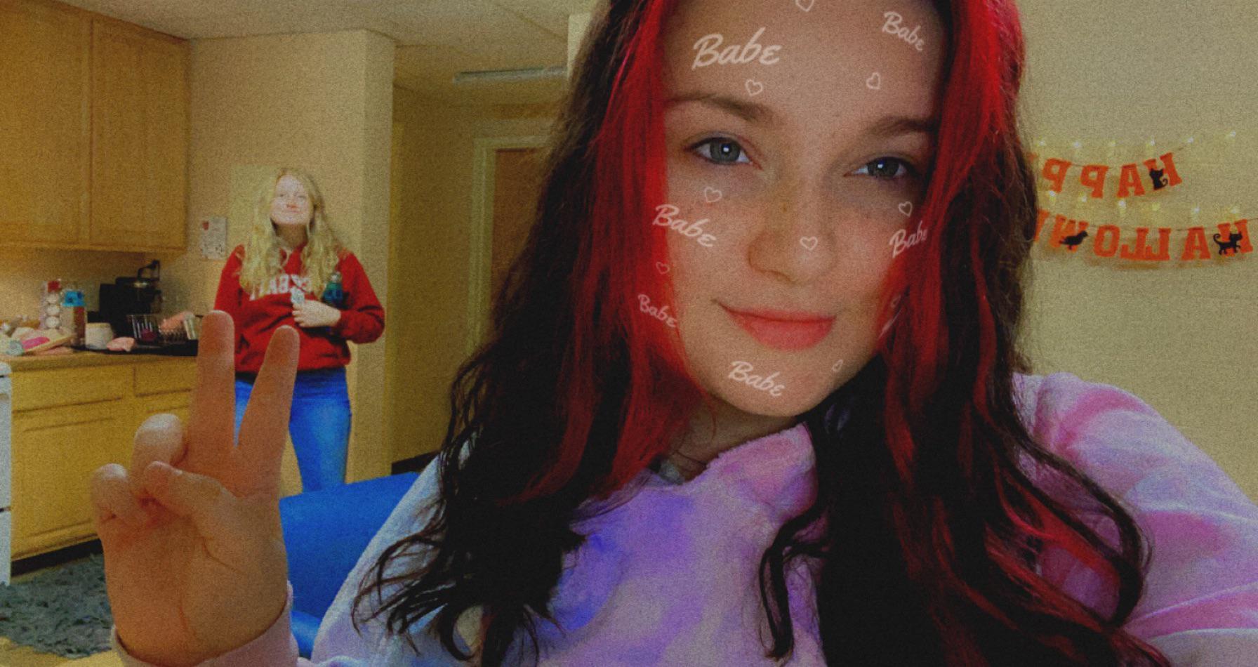 featuring my roommate haha | Scrolller