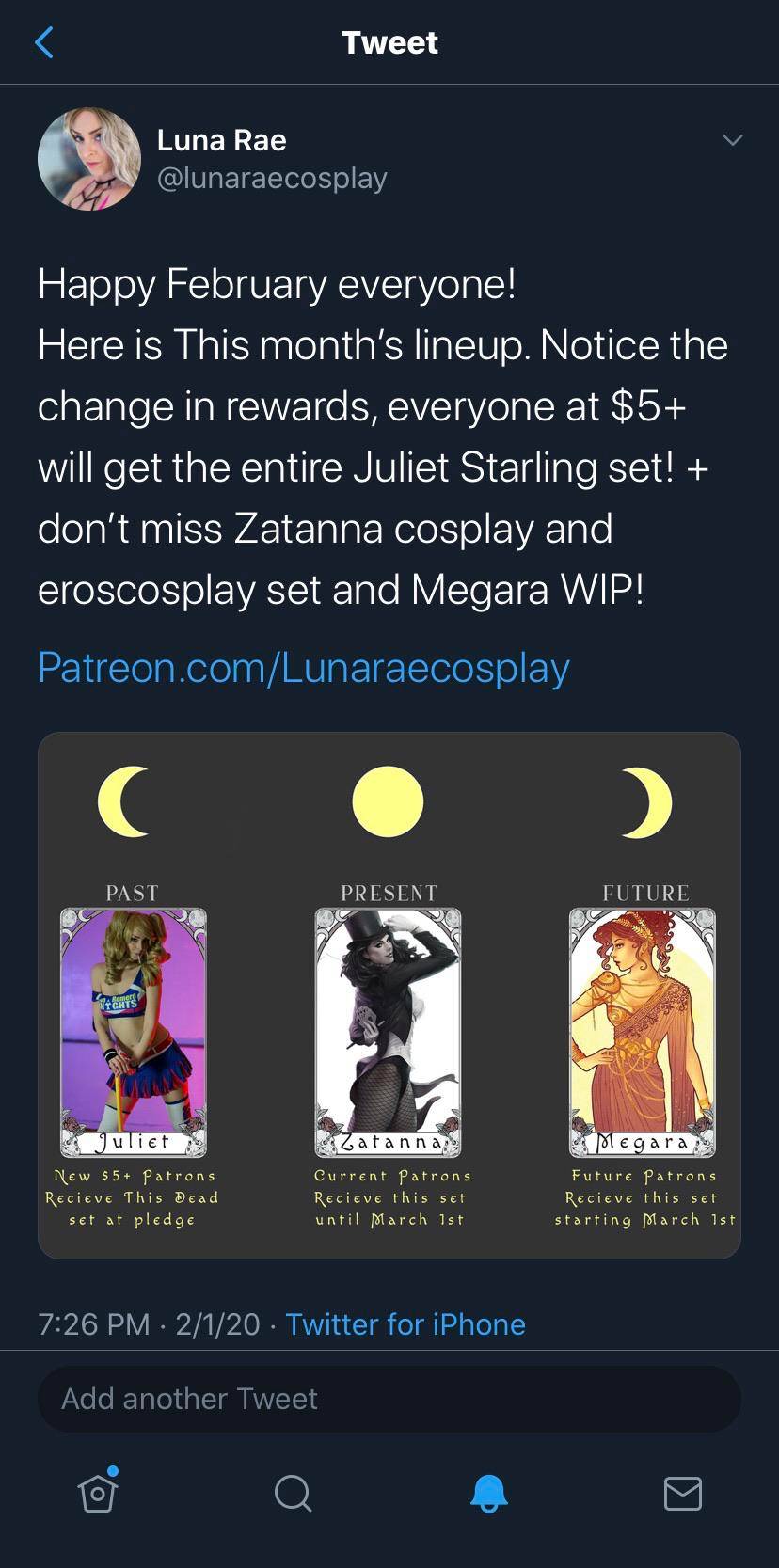 February Line-up + full Juliet set at $5+ | Scrolller