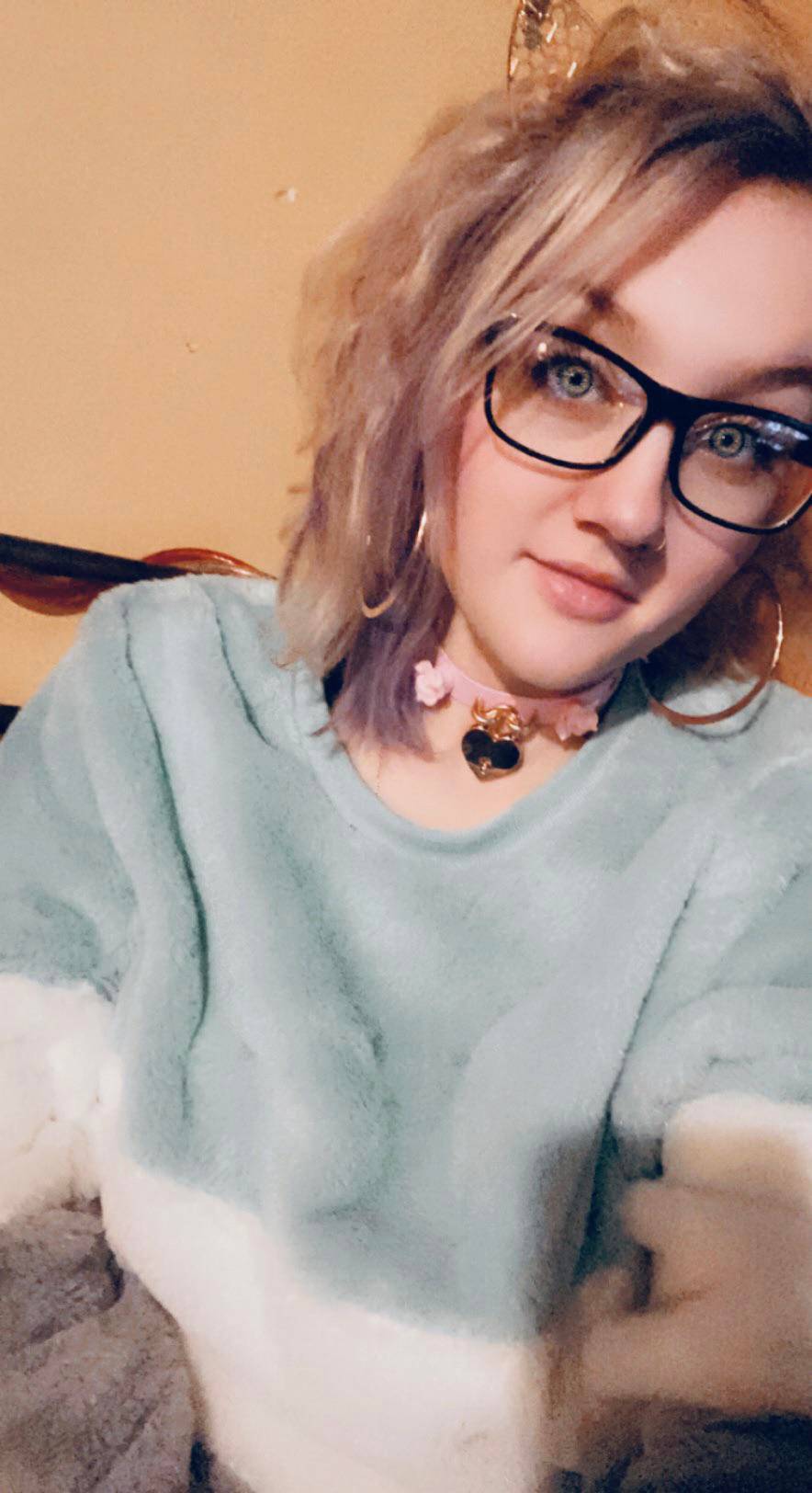 Felt cute in my honey bee cat ears and first collar from My Daddy ☺️🥰 | Scrolller