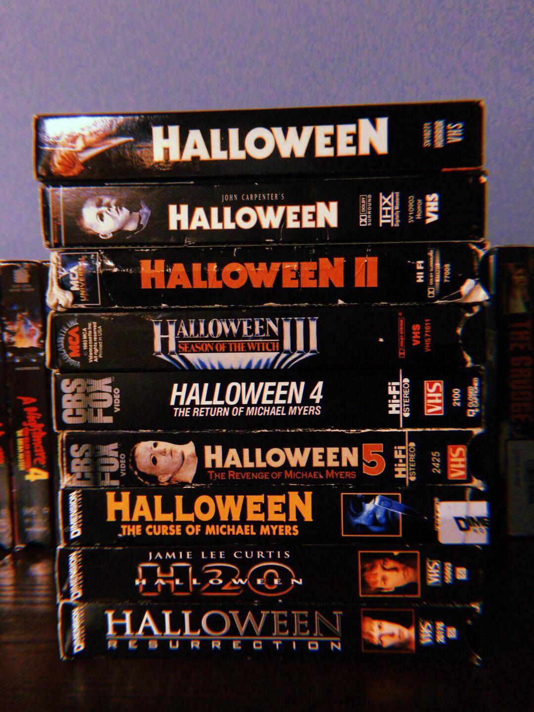 Finally completed my Halloween VHS collection! | Scrolller