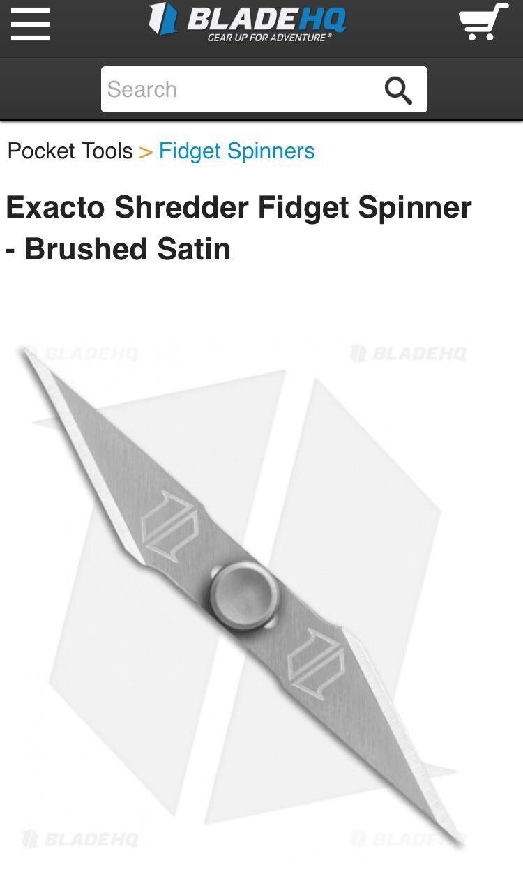 Finally! Exacto knife fidget spinner | Scrolller