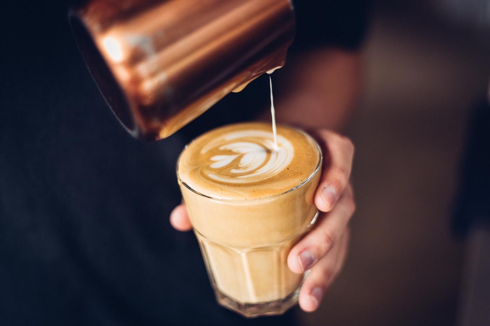 Finally had some professional photos done at work, here's me pouring a latte! | Scrolller