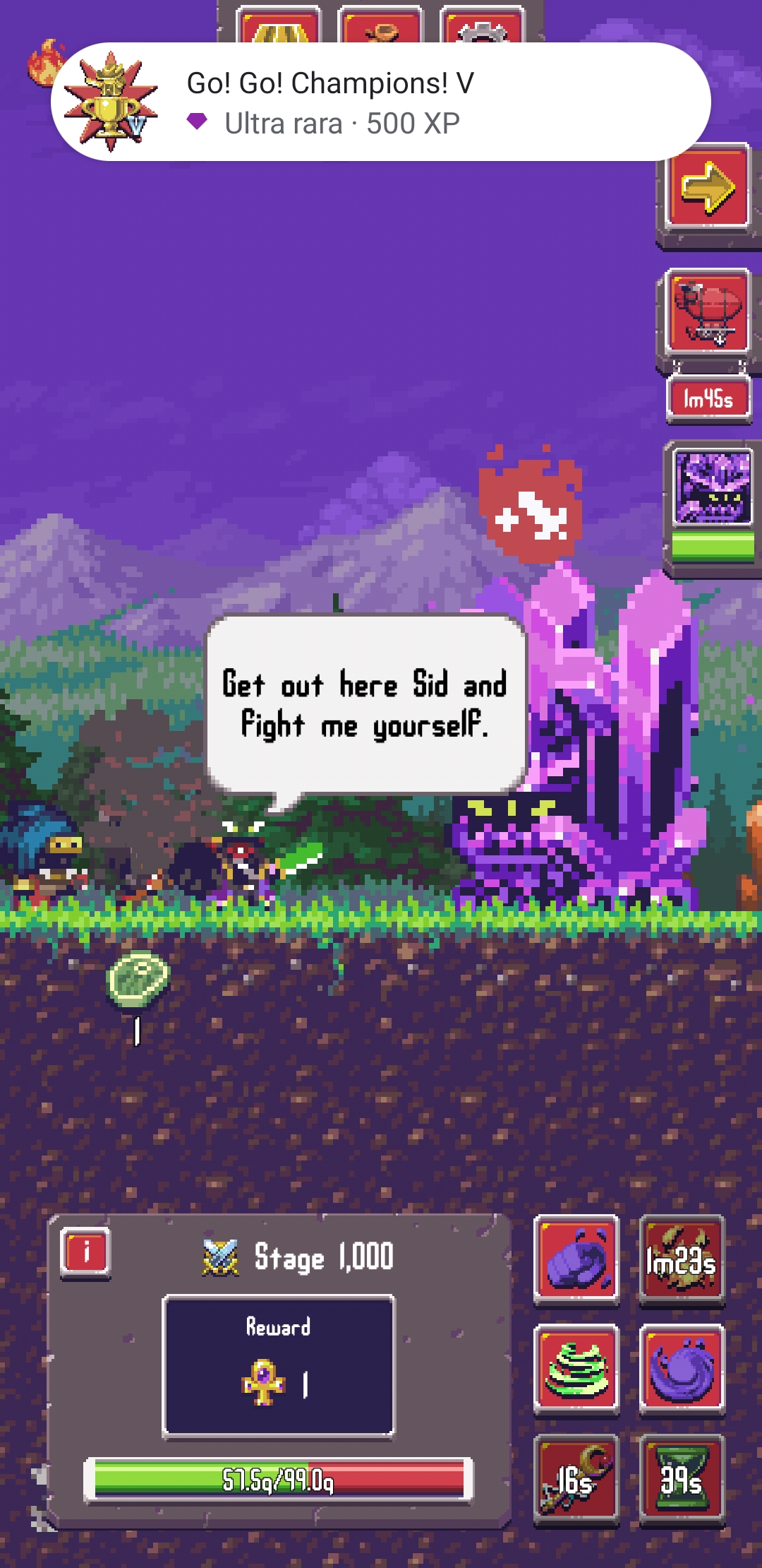 Finally hit stage 1000!!! | Scrolller