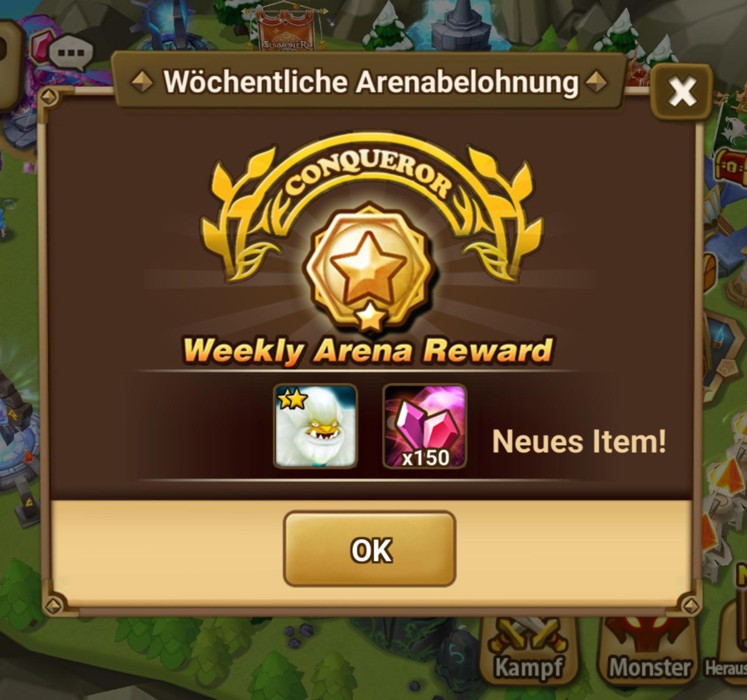 Finally my first time gold in the arena! | Scrolller