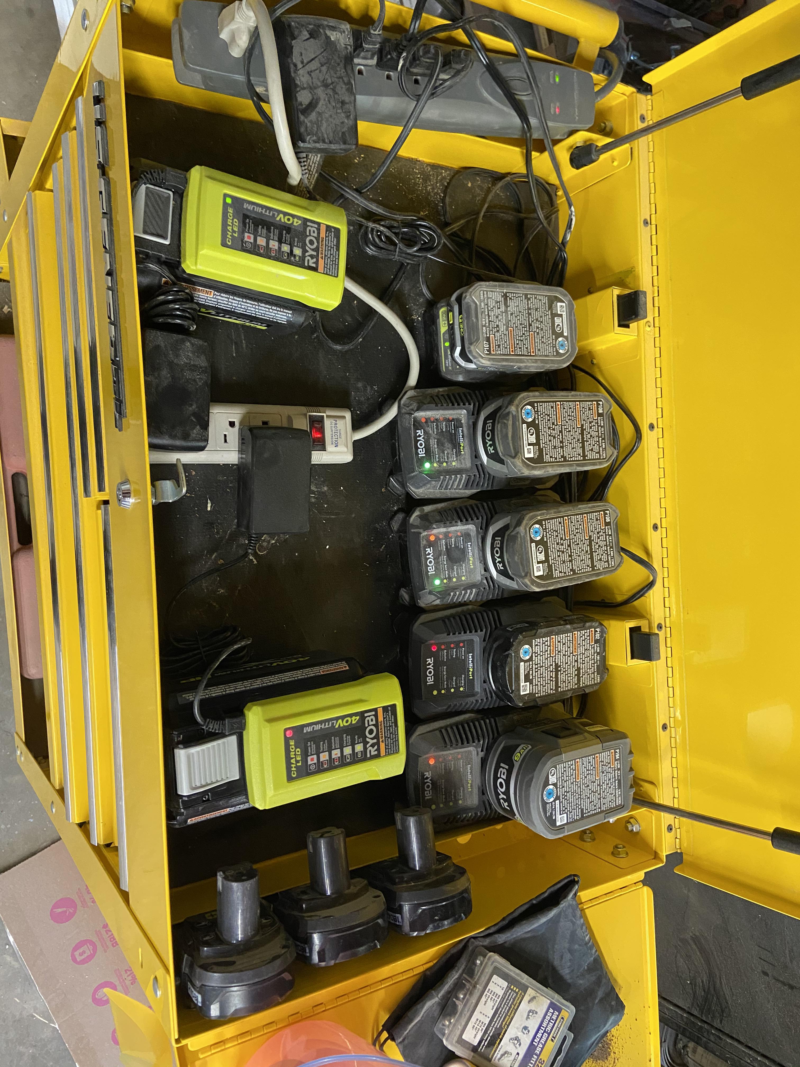 Finally organized my batteries/chargers | Scrolller