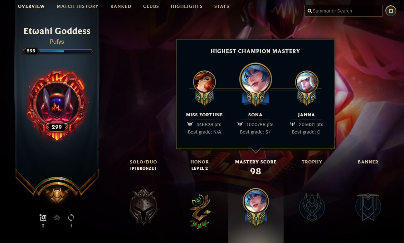 Finally reached 1 million mastery points on my main! :D | Scrolller