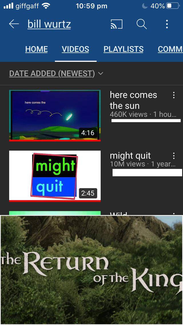 Finally the return of the king. | Scrolller