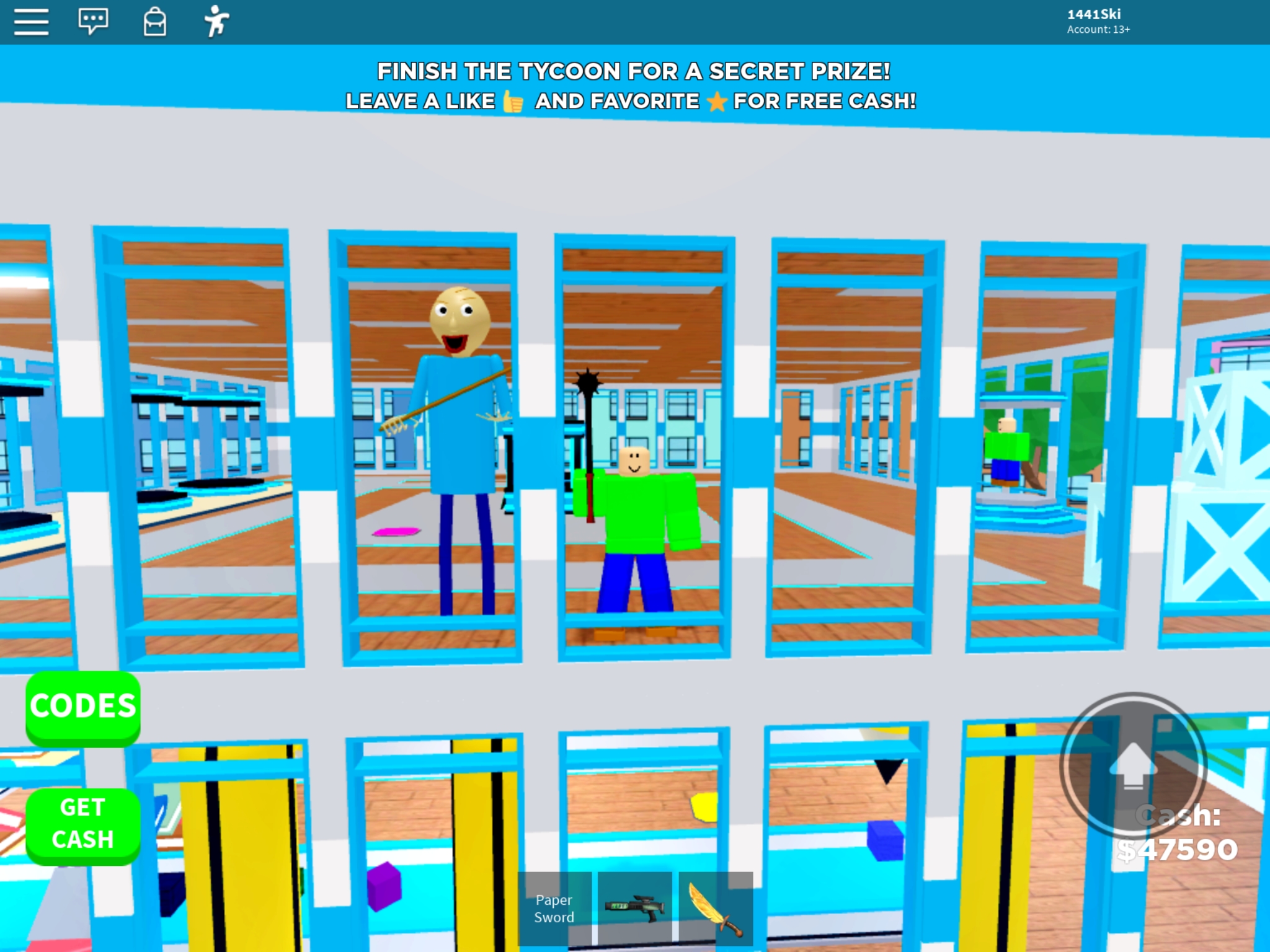 finished baldi's basics tycoon in roblox | Scrolller