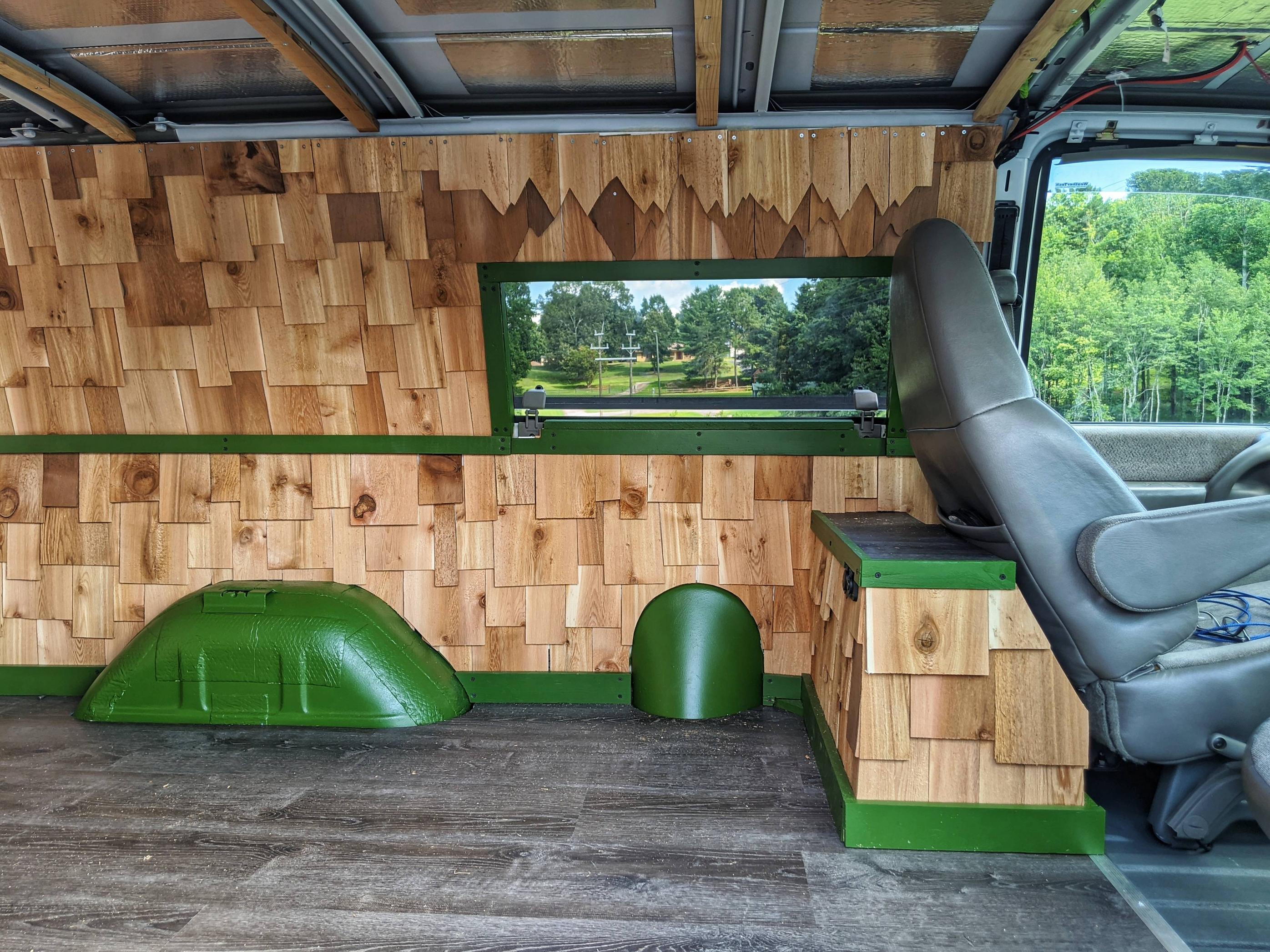 Finished building my cedar shingle walls | Scrolller