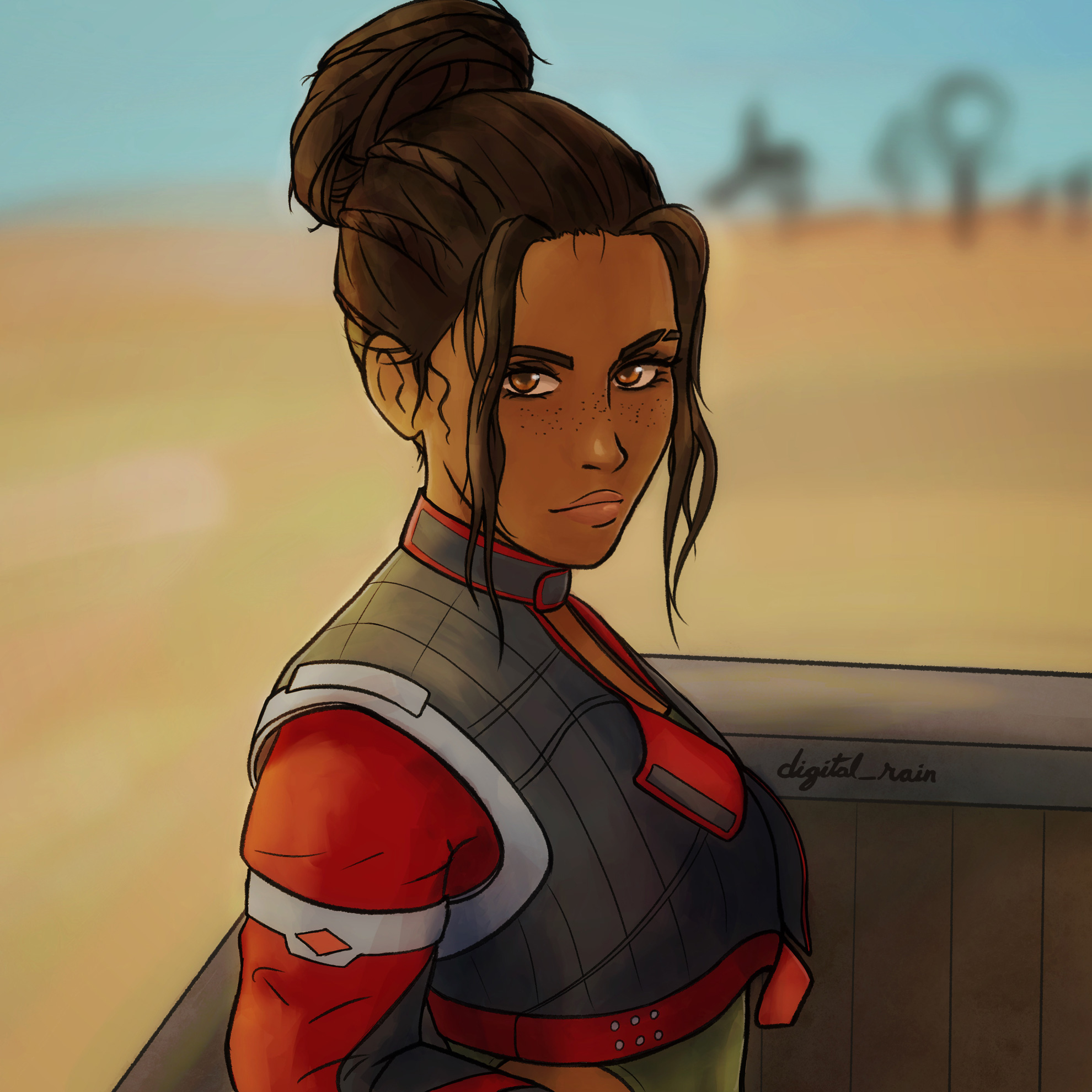 Finished my drawing of Panam! | Scrolller