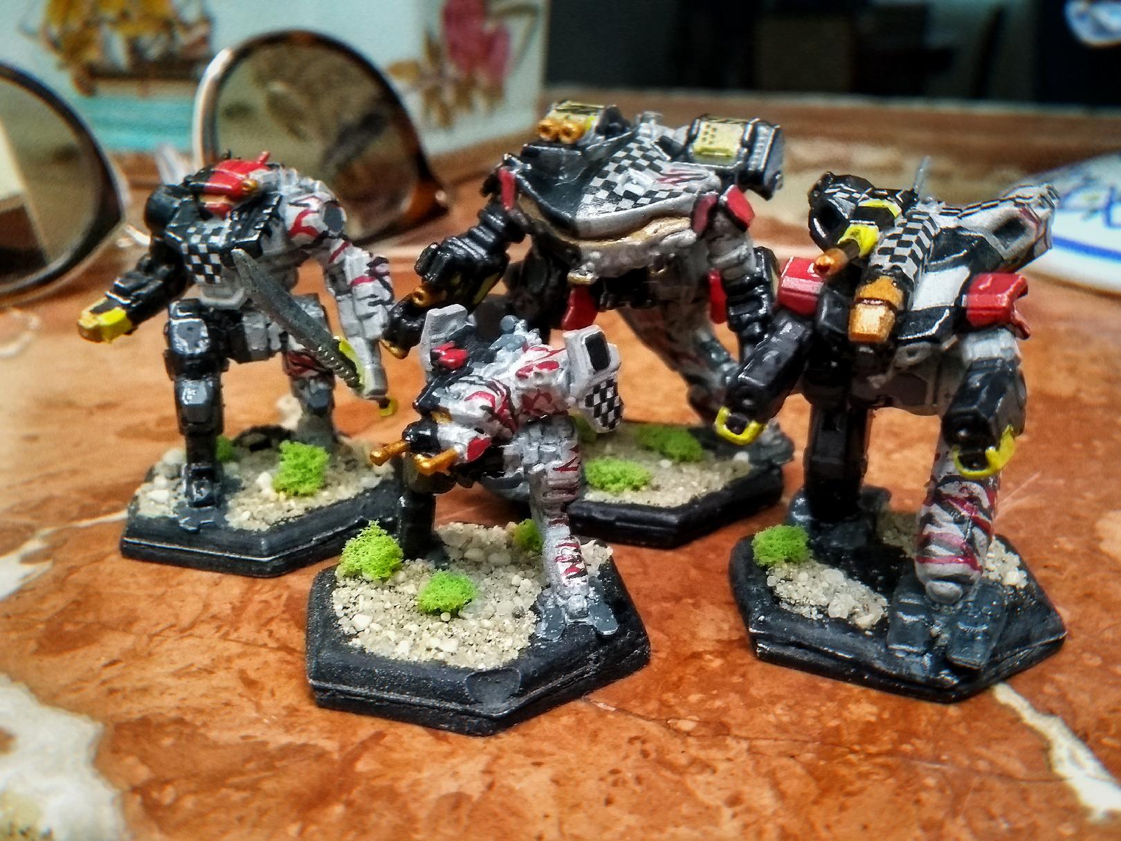 Finished my first lance, the Merc company, Typhon Bloodhounds! | Scrolller