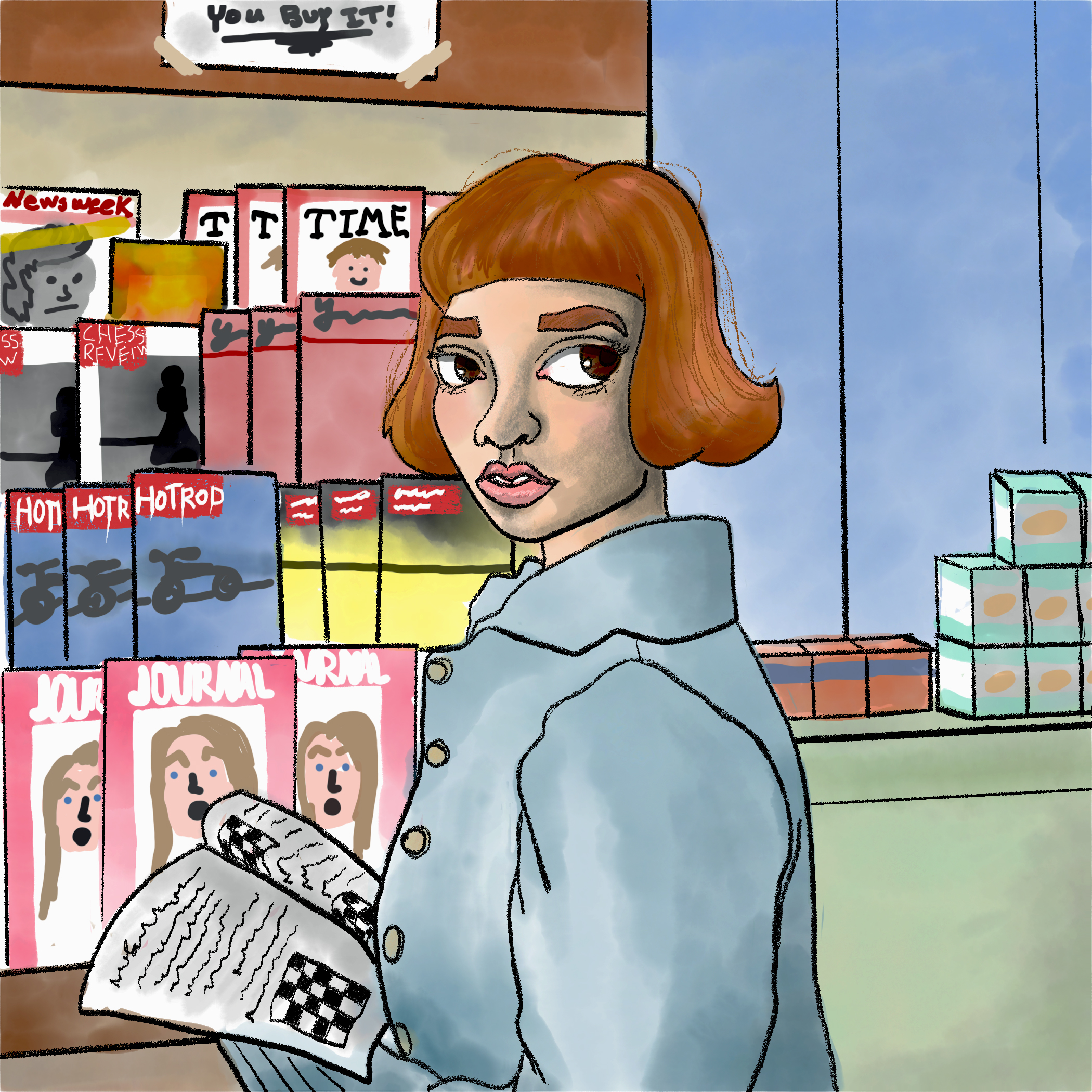 Finished the show and just had to draw her. First time doing fan art ...