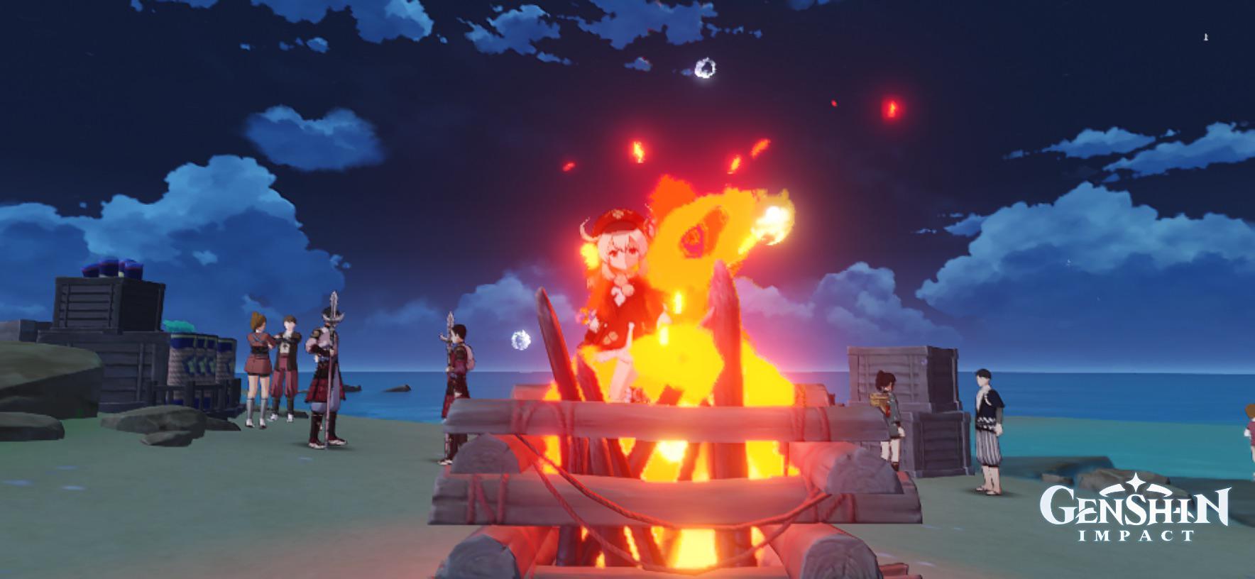 Fire butterfly Klee in low graphics | Scrolller