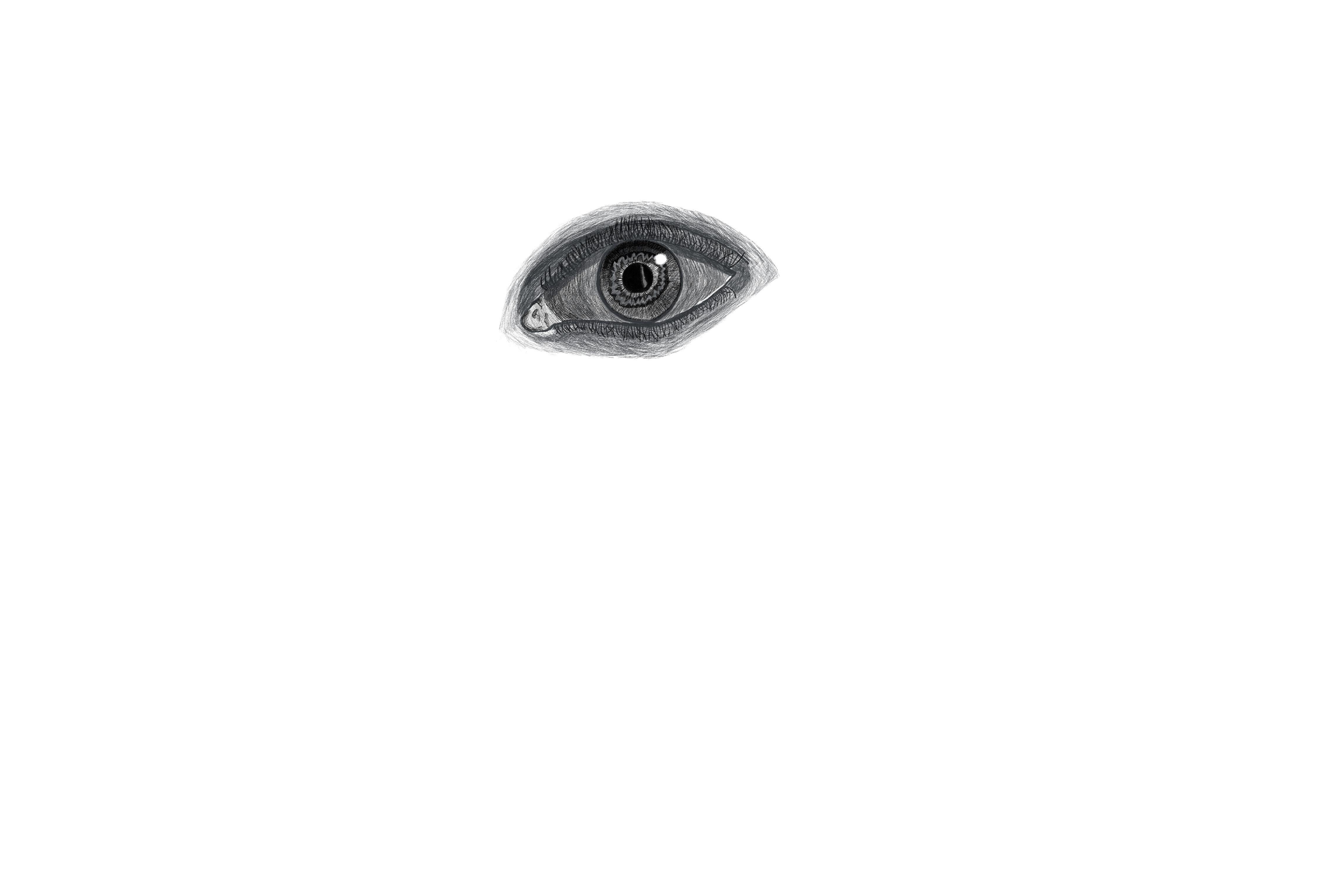 First attempt at a realistic eye | Scrolller