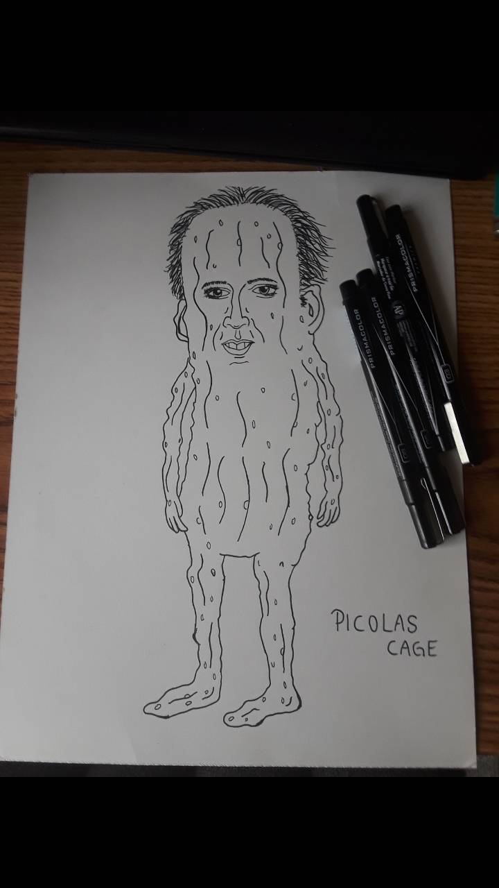 First drawing with markers | Scrolller