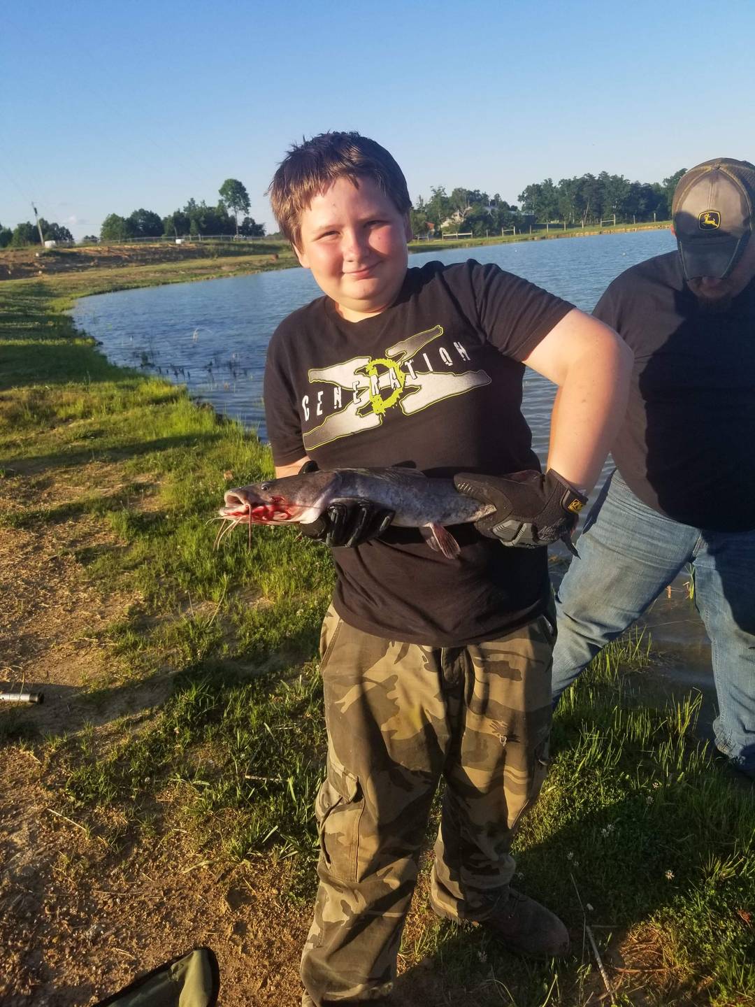 First ever catfish, not massive but I'm still proud and ready to catch another, it's a flathead ...