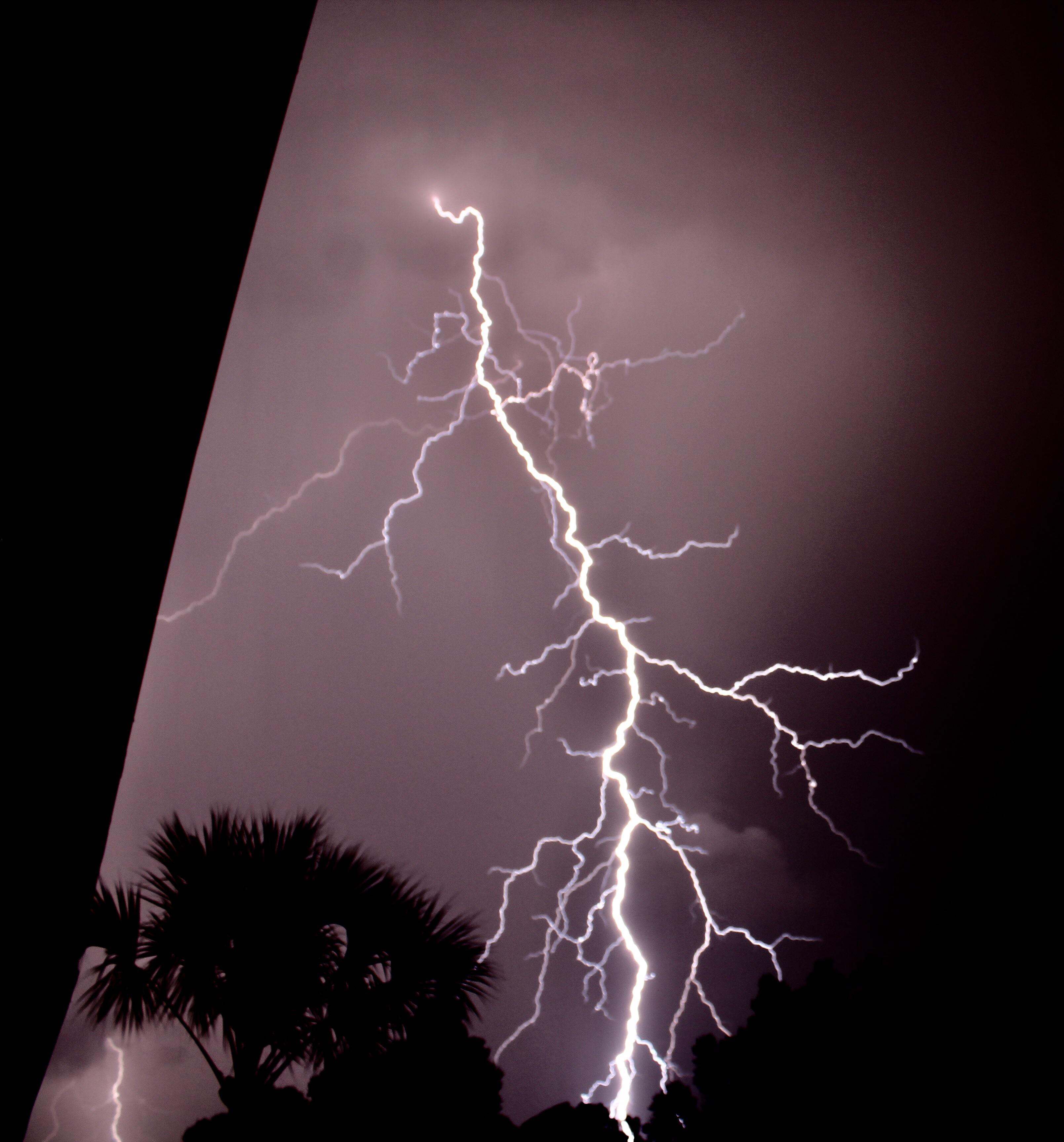 First lightning strike capture! | Scrolller