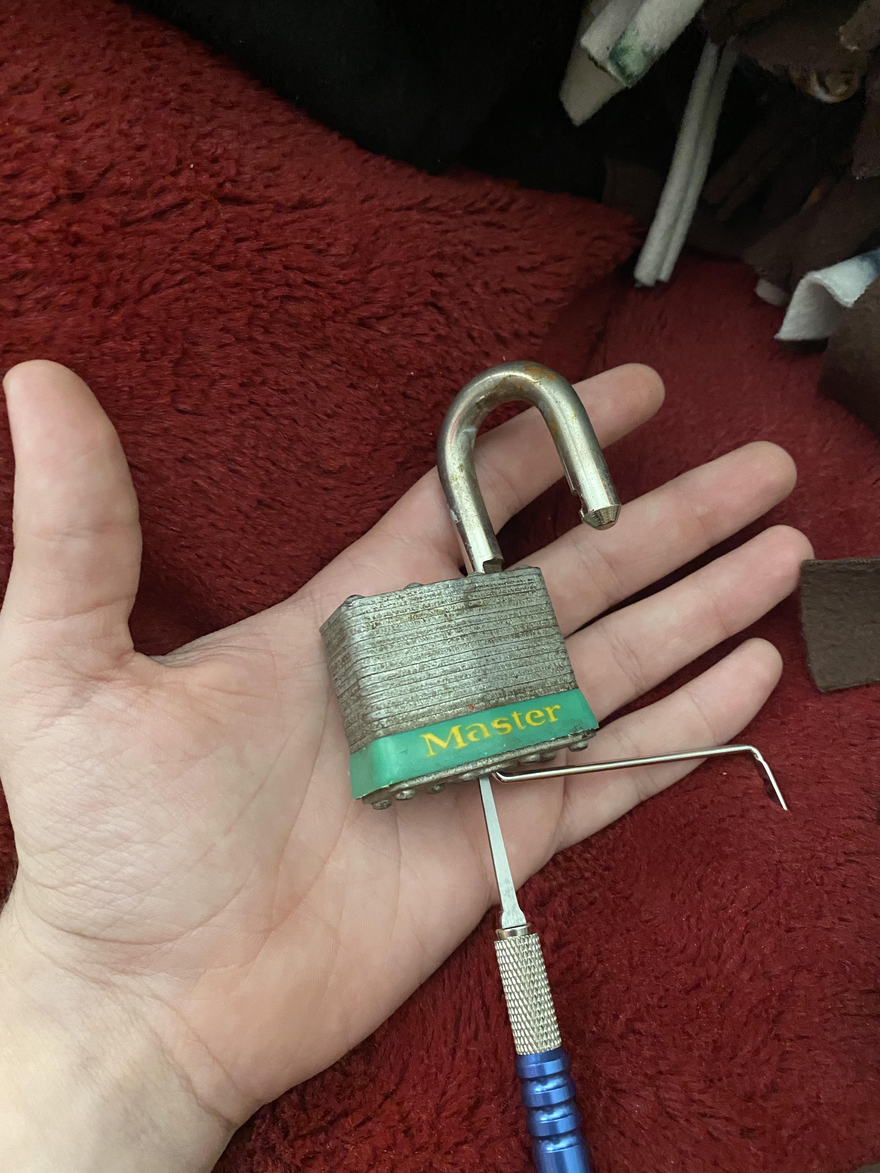 First not clear lock picked | Scrolller