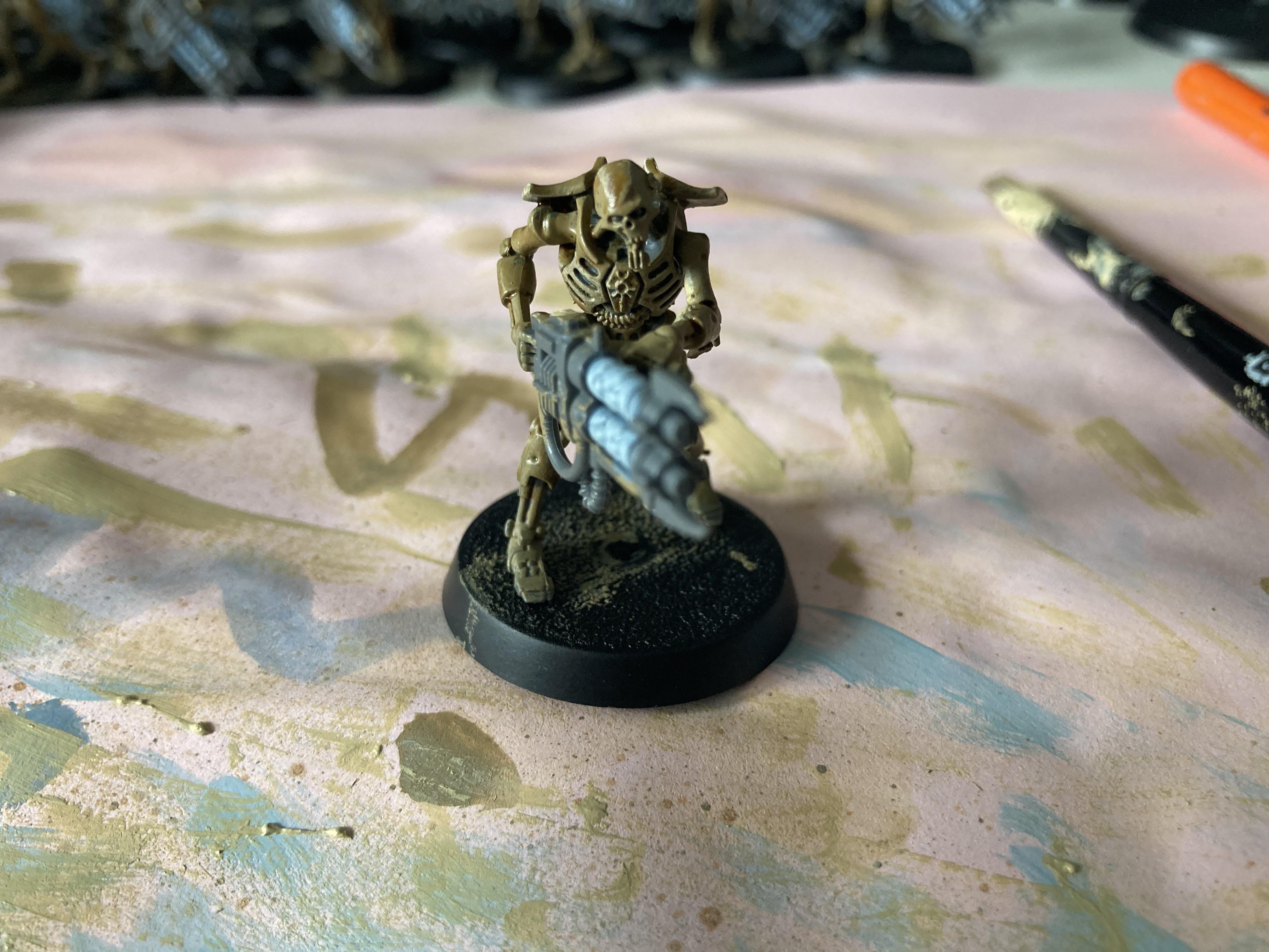 First painted necron! | Scrolller