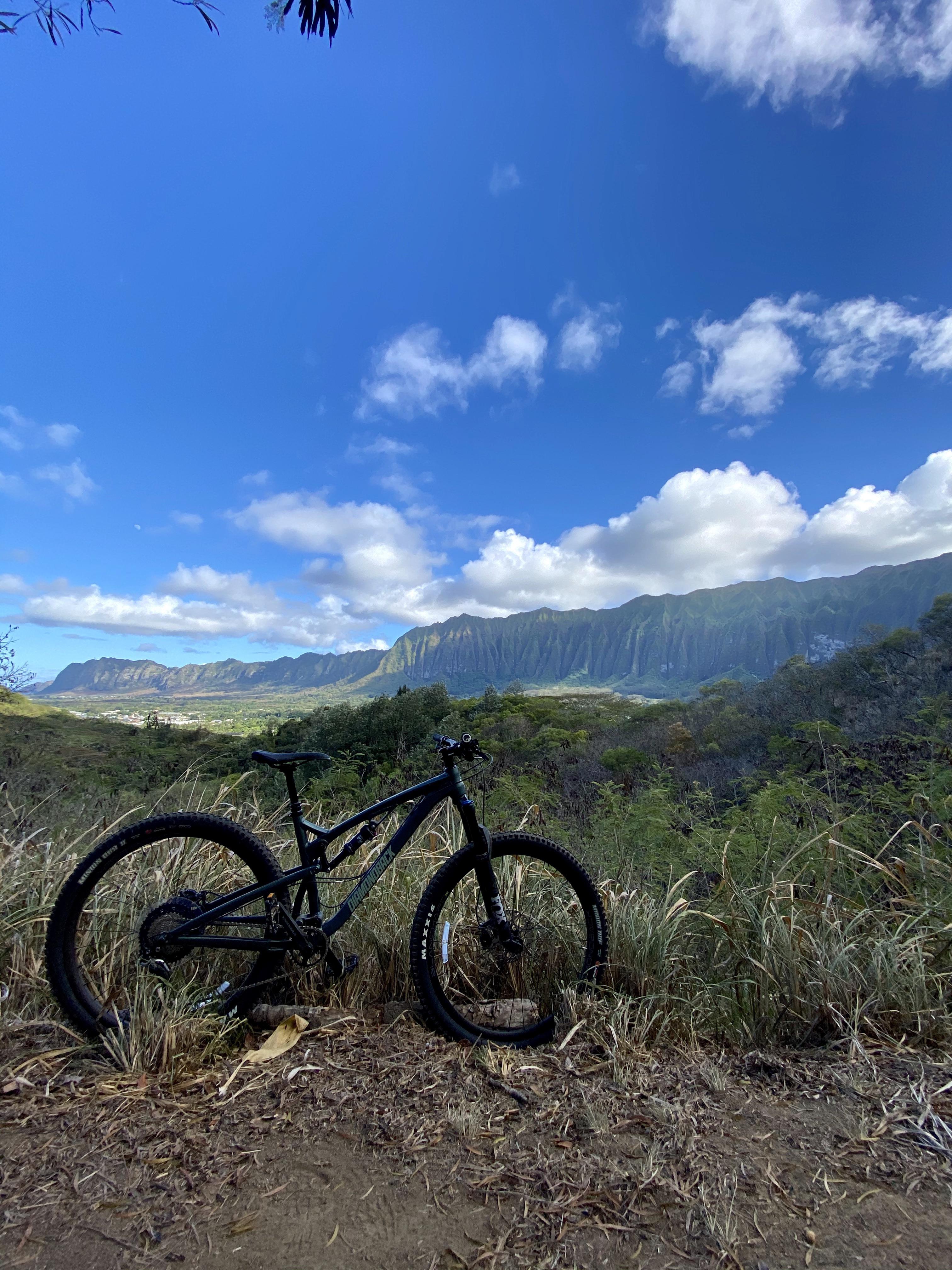 First ride. Ohana trail, Oahu | Scrolller