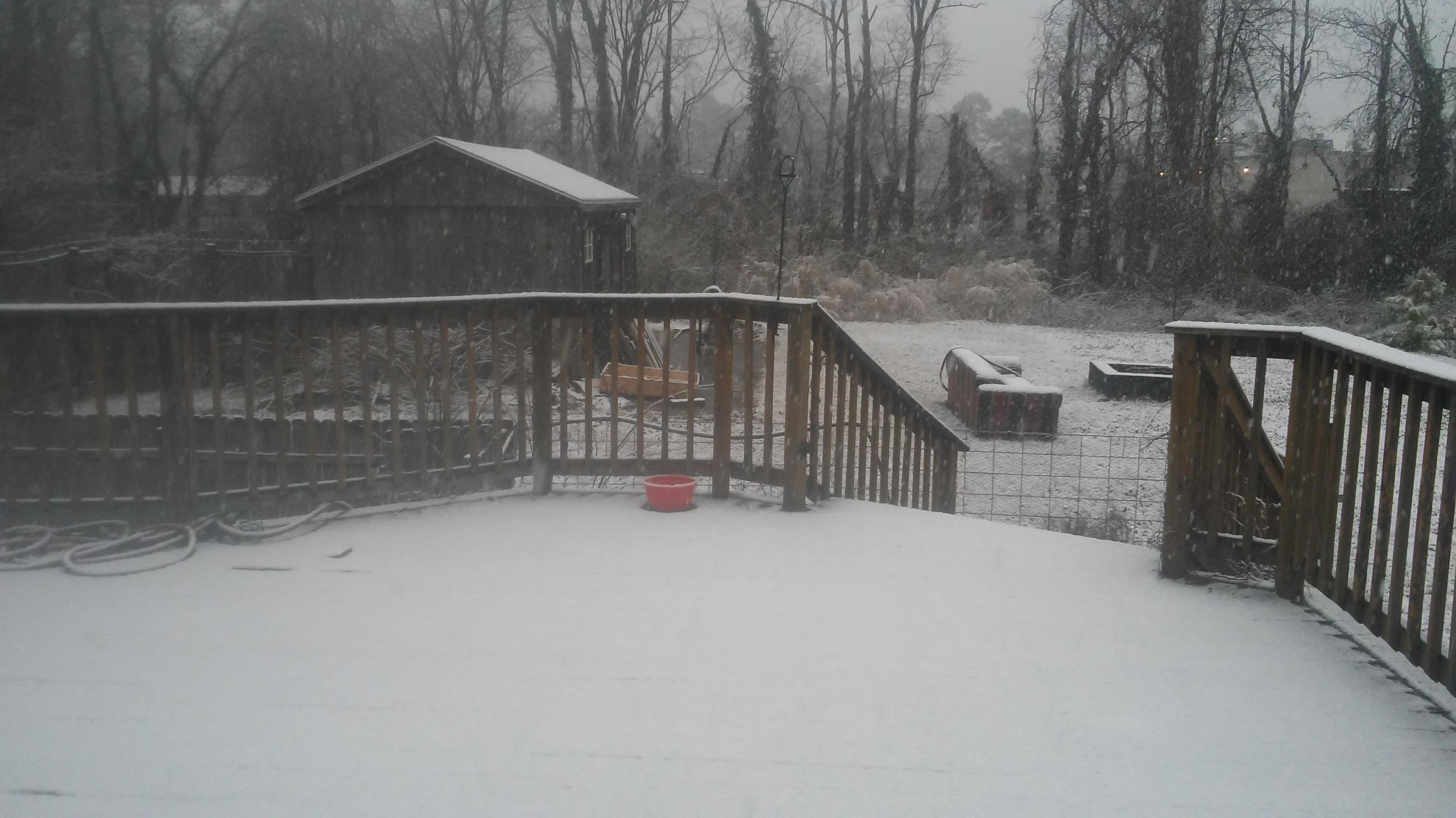 First snow of the season! 😍 Suffolk, VA | Scrolller