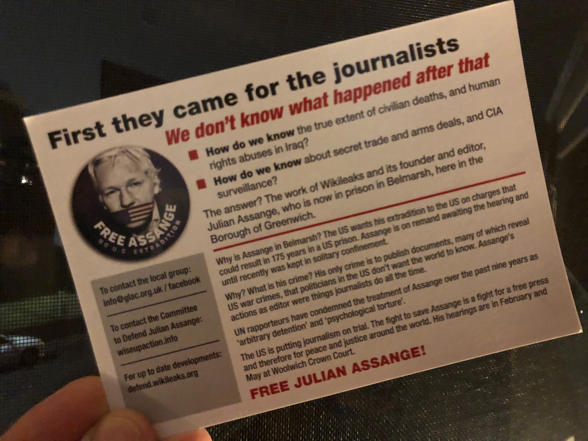 First the came for the journalists | Scrolller