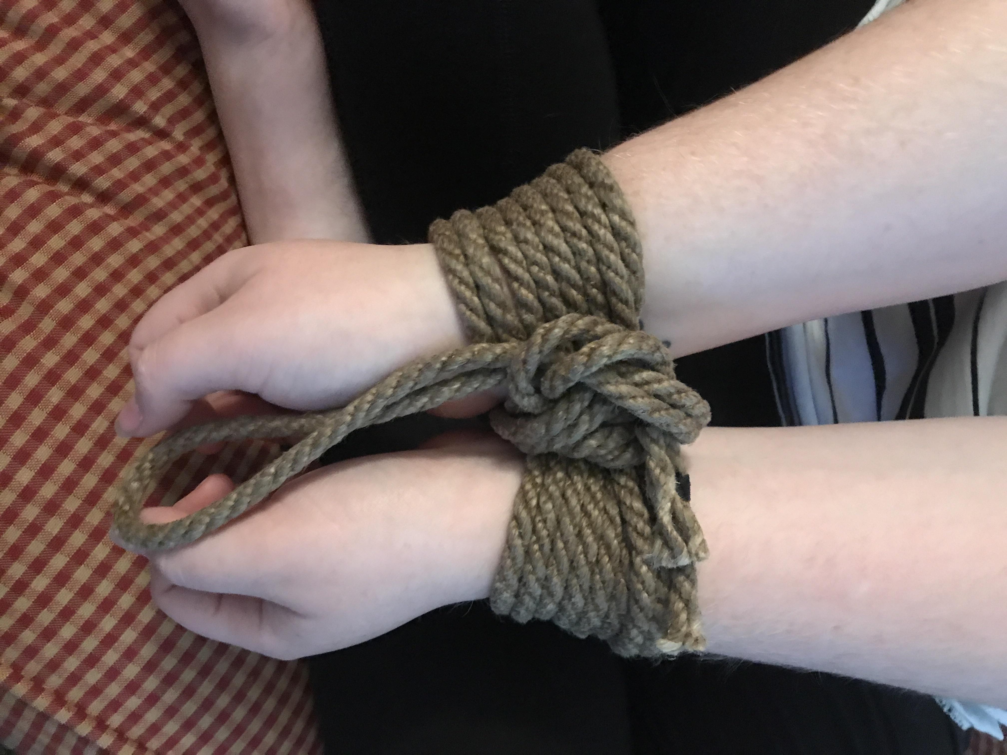 First tie in ages. And first tie with my brand new Twisted Monk rope! | Scrolller