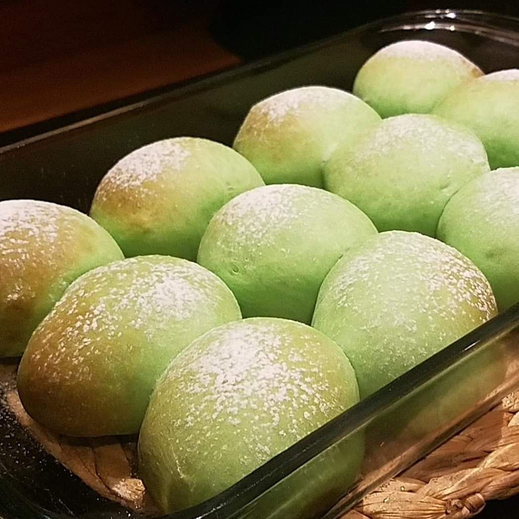 First time baking bread- decided to return to my childhood favourite snack Coconut Pandan Milk ...