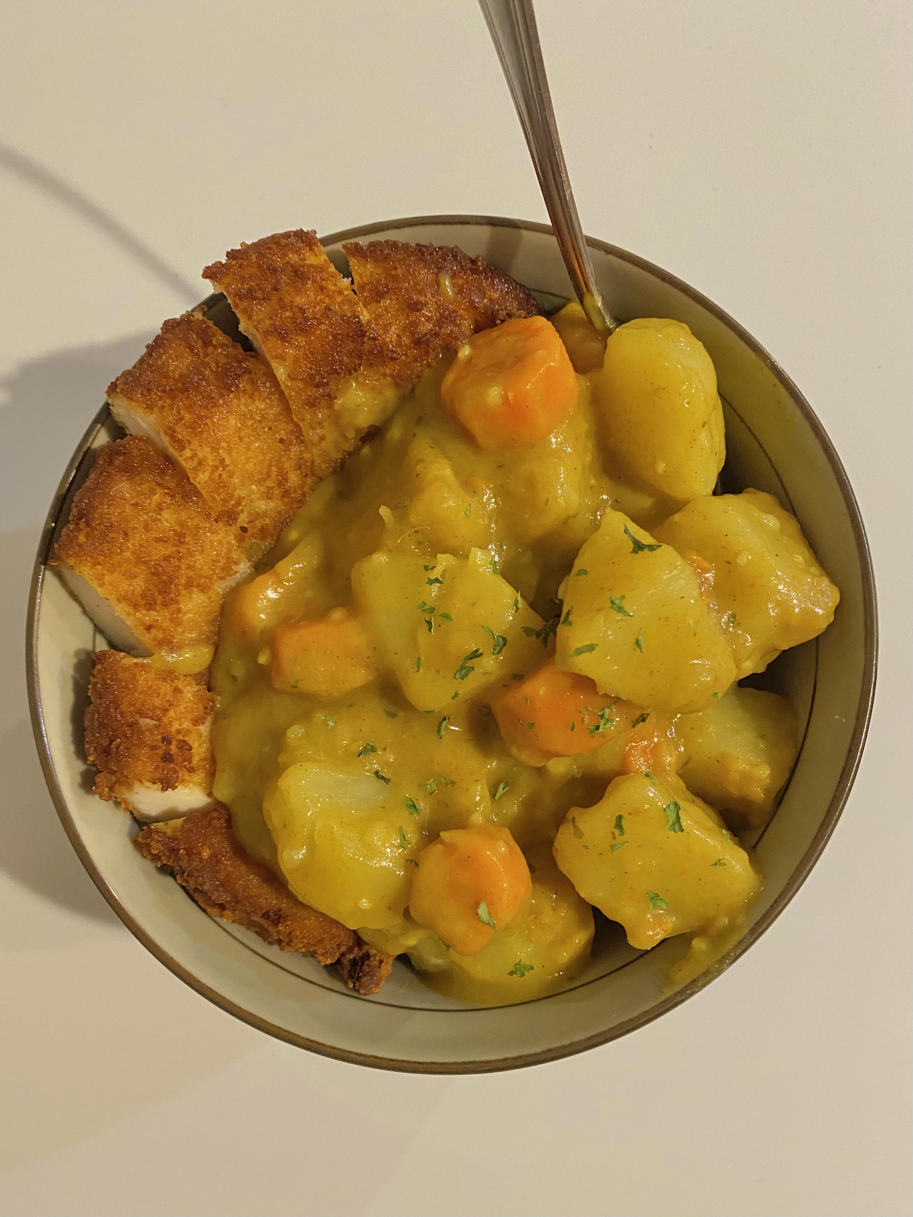 First Time Making Chicken Katsu Curry | Scrolller