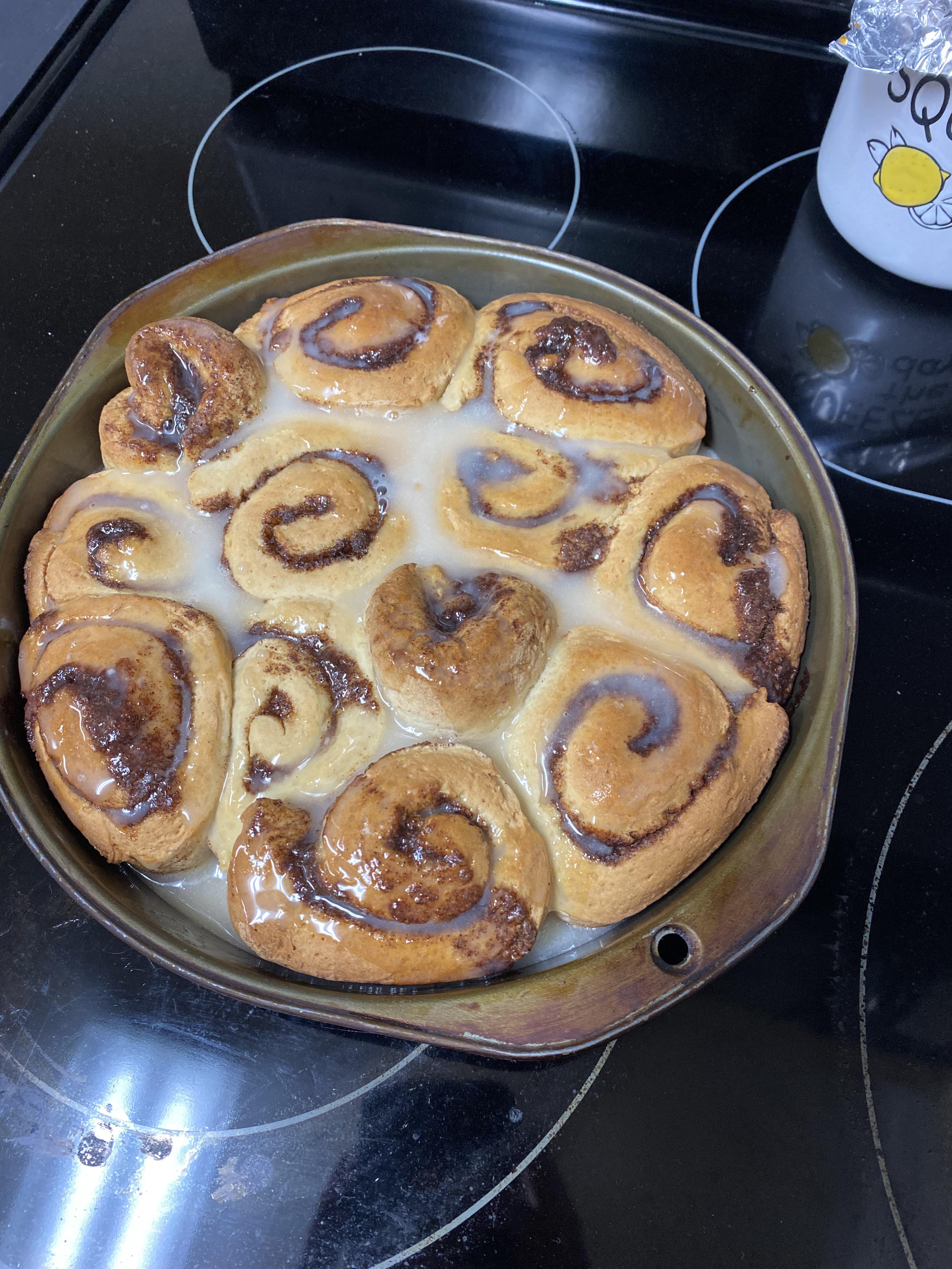 First time making Homemade Cinnamon Rolls | Scrolller