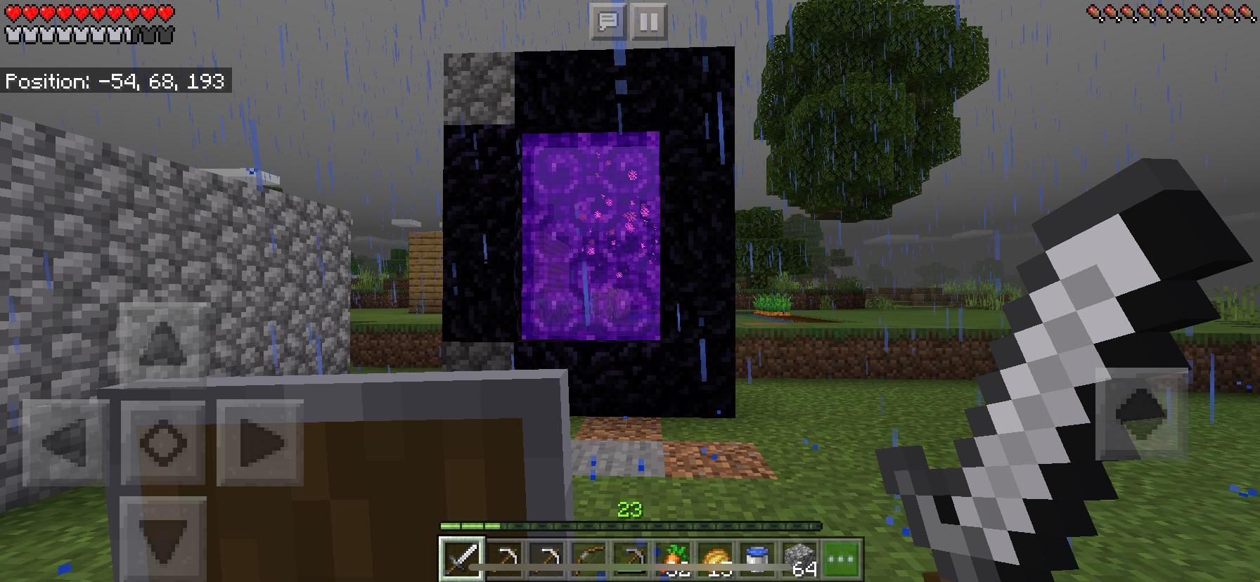 First time making it to the nether in survival | Scrolller