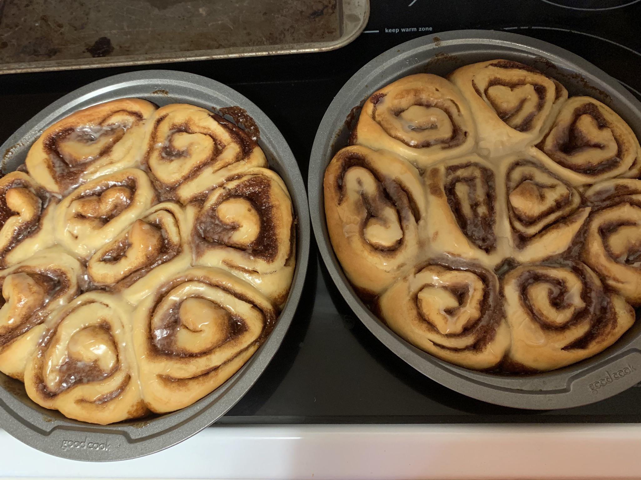 First time making vegan cinnamon rolls | Scrolller