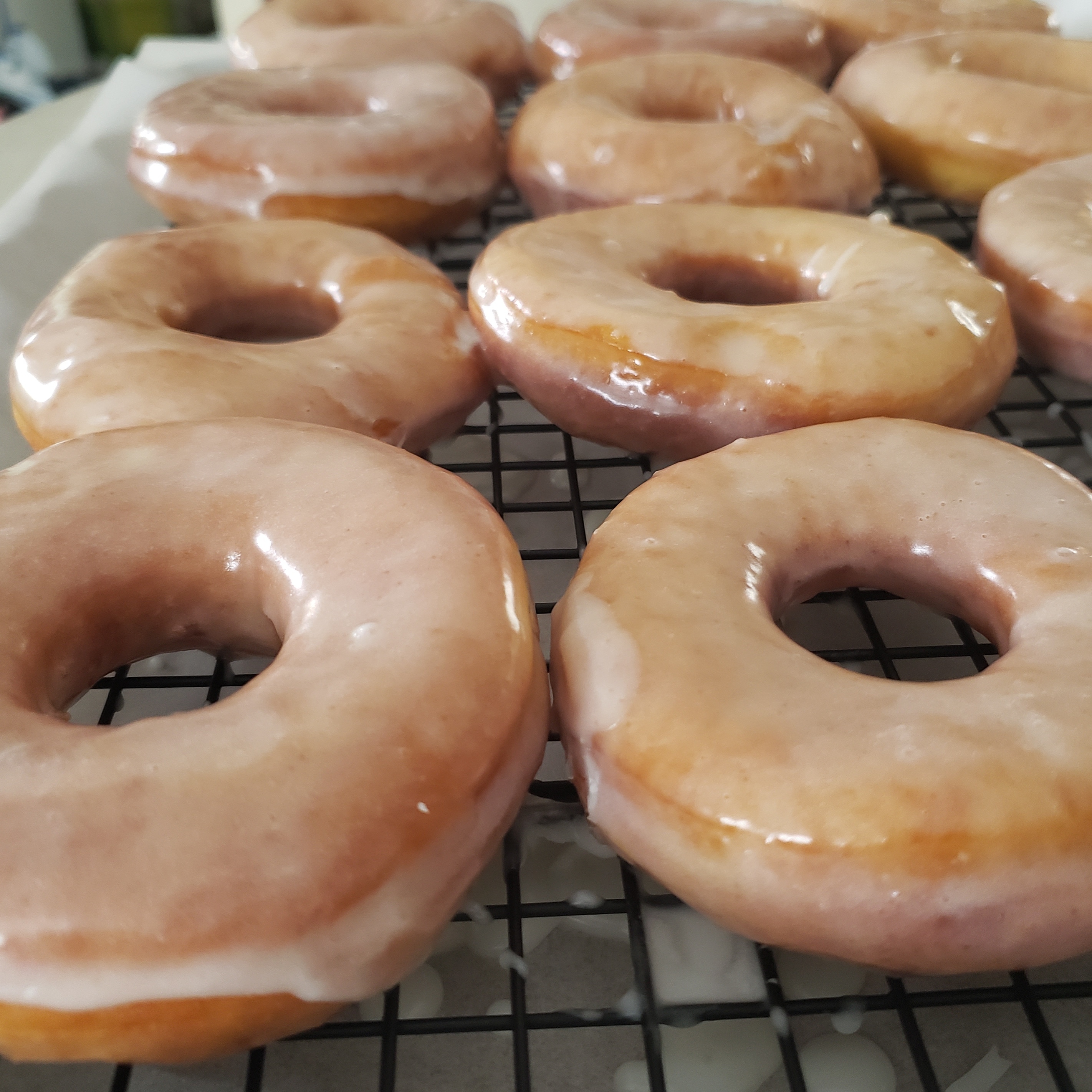 First time making yeast donuts! | Scrolller
