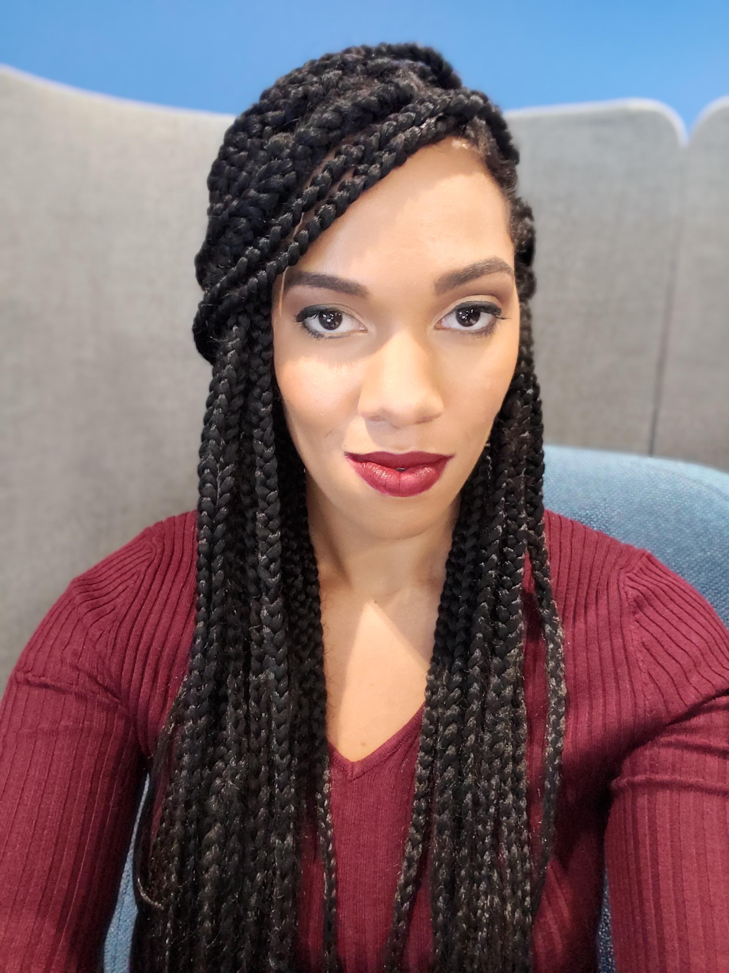 First time wearing braids! | Scrolller