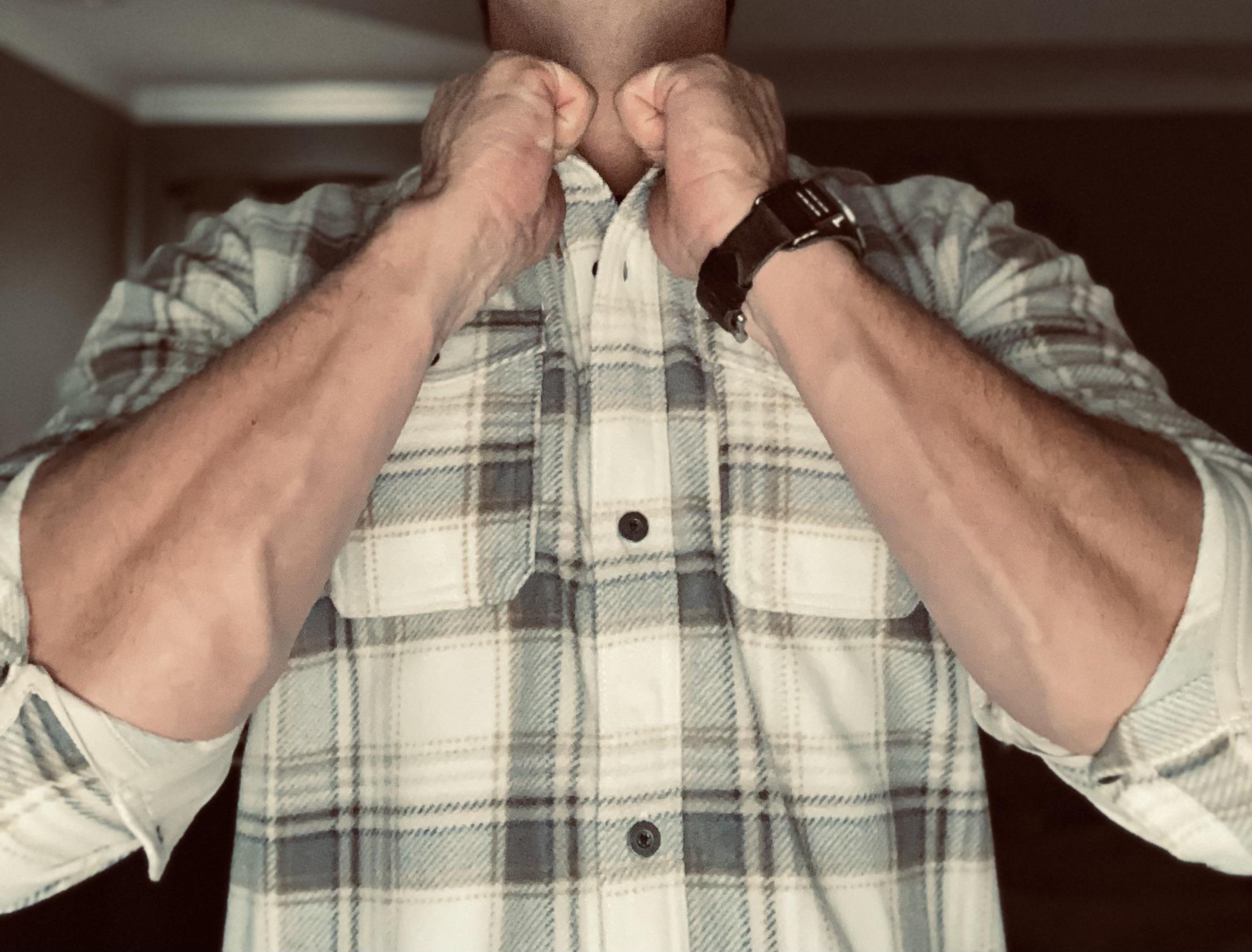 First time wearing long sleeves rolled up this year. | Scrolller