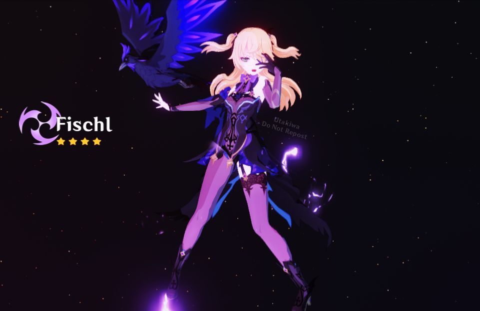 Fischl's Gacha Art in MMD! | Scrolller