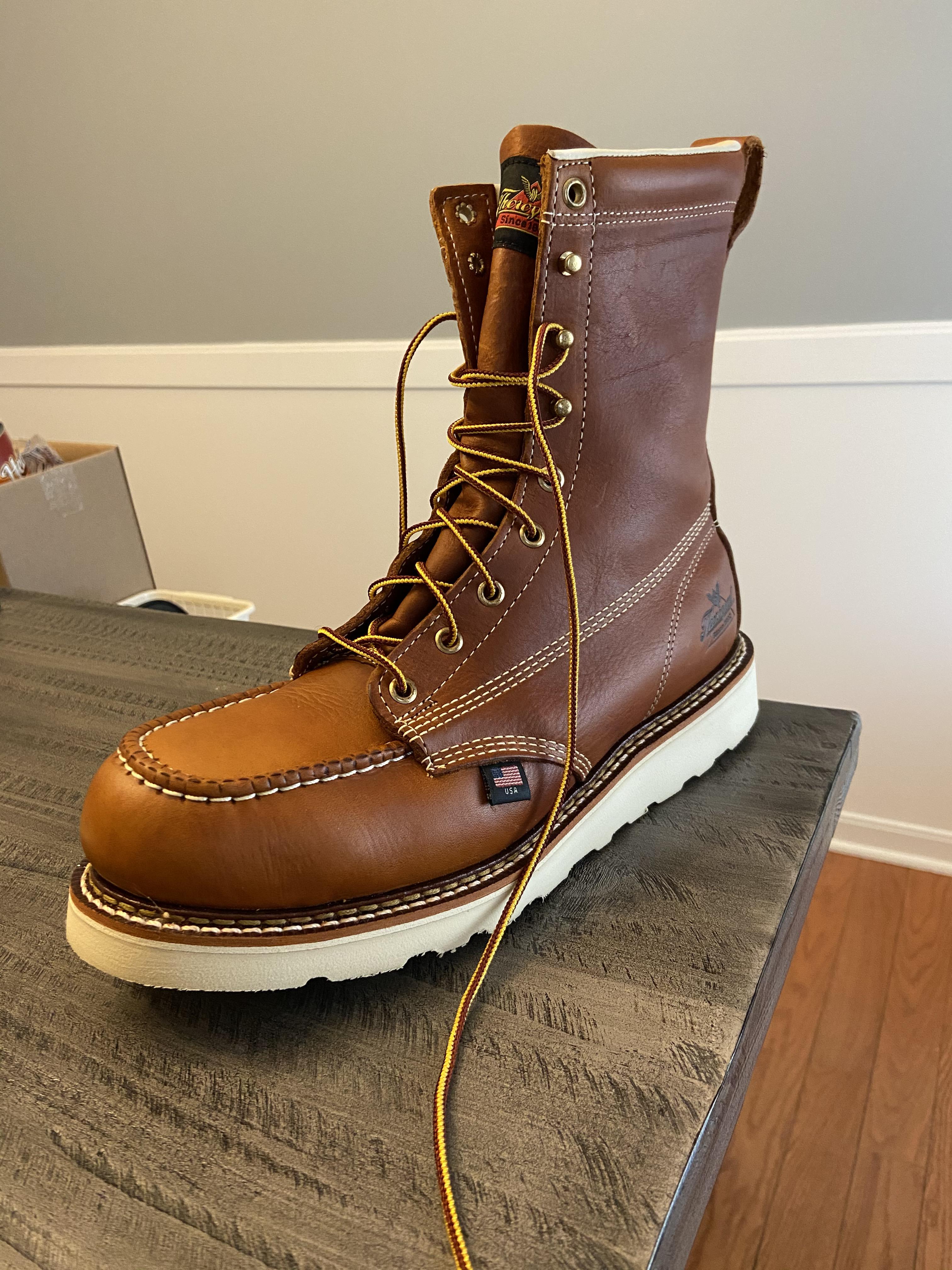 Fitment issues with thorogood steel moc toes | Scrolller