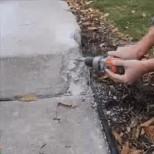 Fixing a concrete step | Scrolller