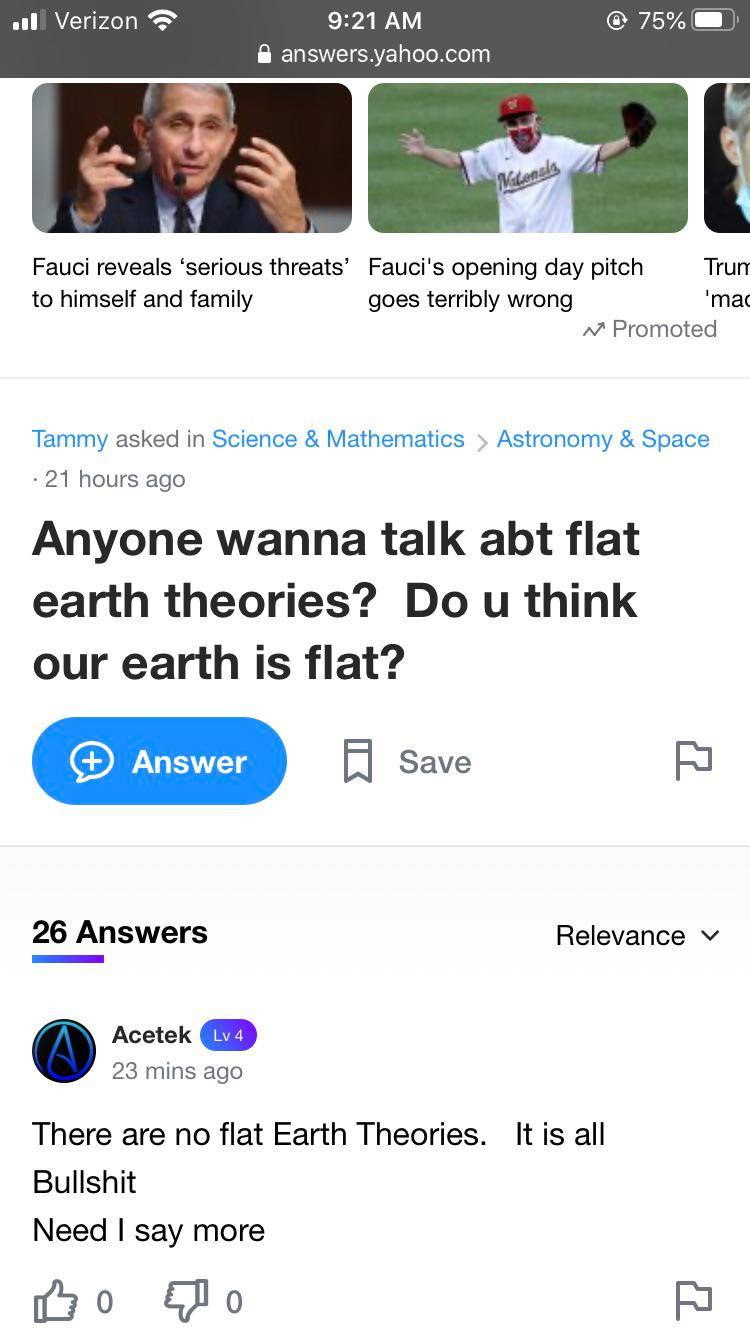 Flat earth | Scrolller