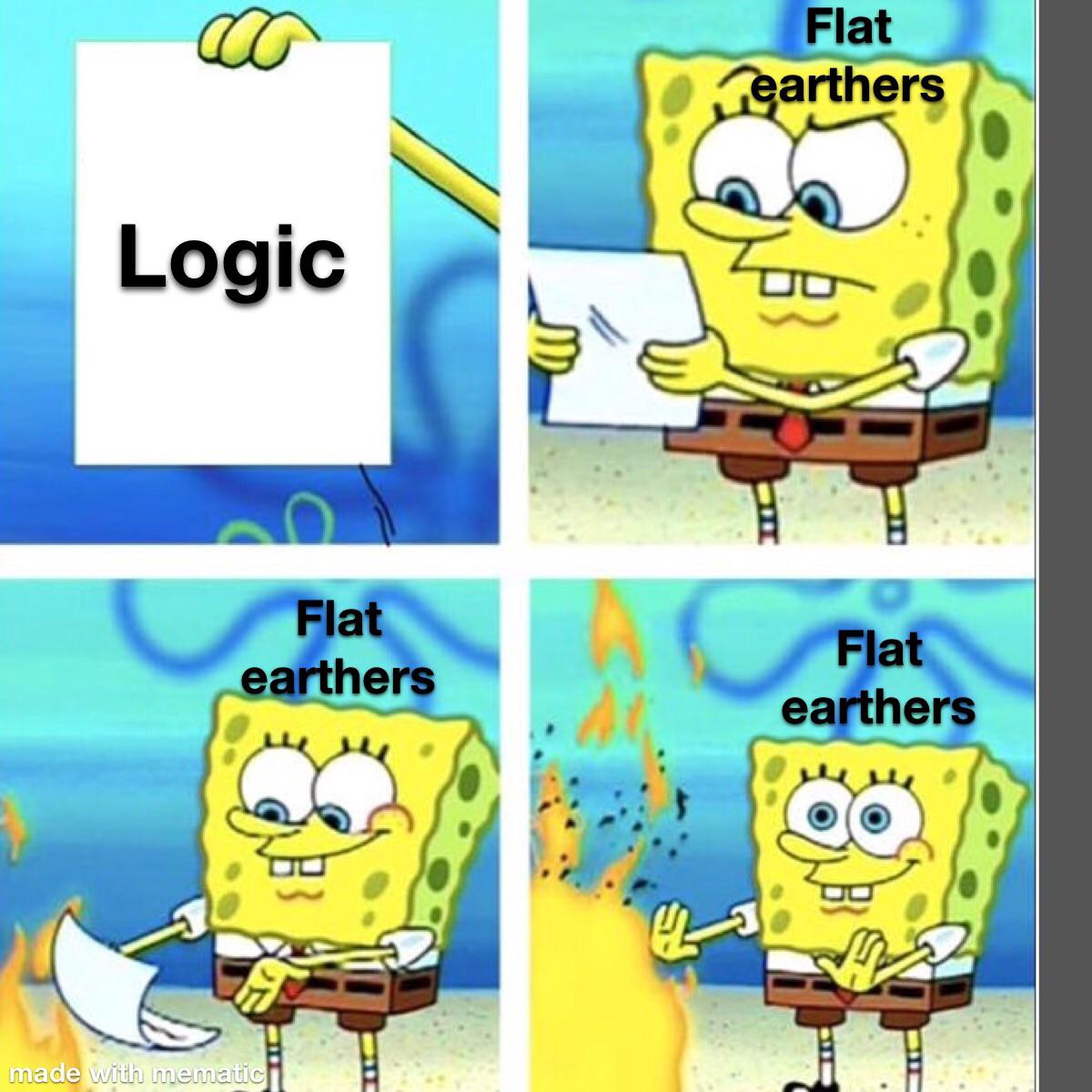 Flat earthers be like | Scrolller