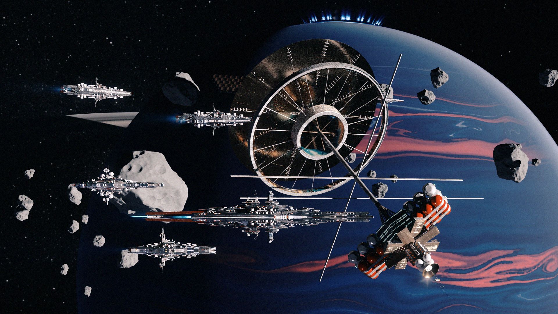 Fleet Maneuvers Over Blue Eye, by me | Scrolller