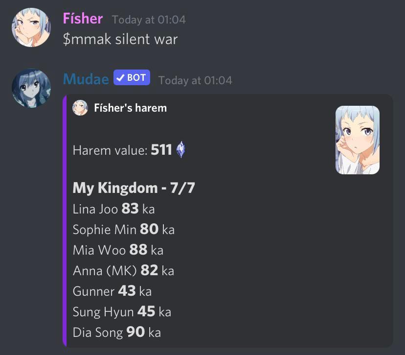 Flexing my discord harem | Scrolller