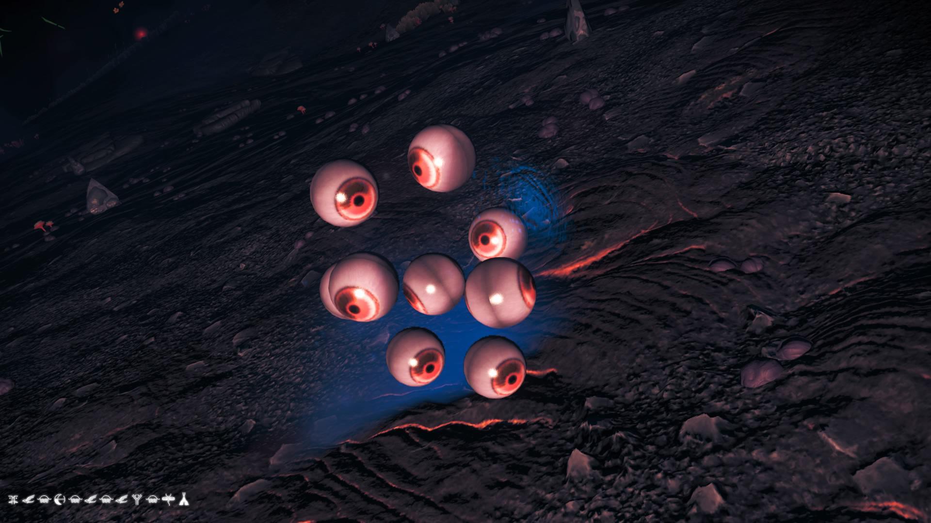 Floating Cloud of Eyes. | Scrolller