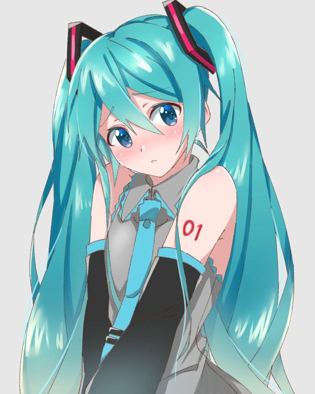 Flustered Miku | Scrolller
