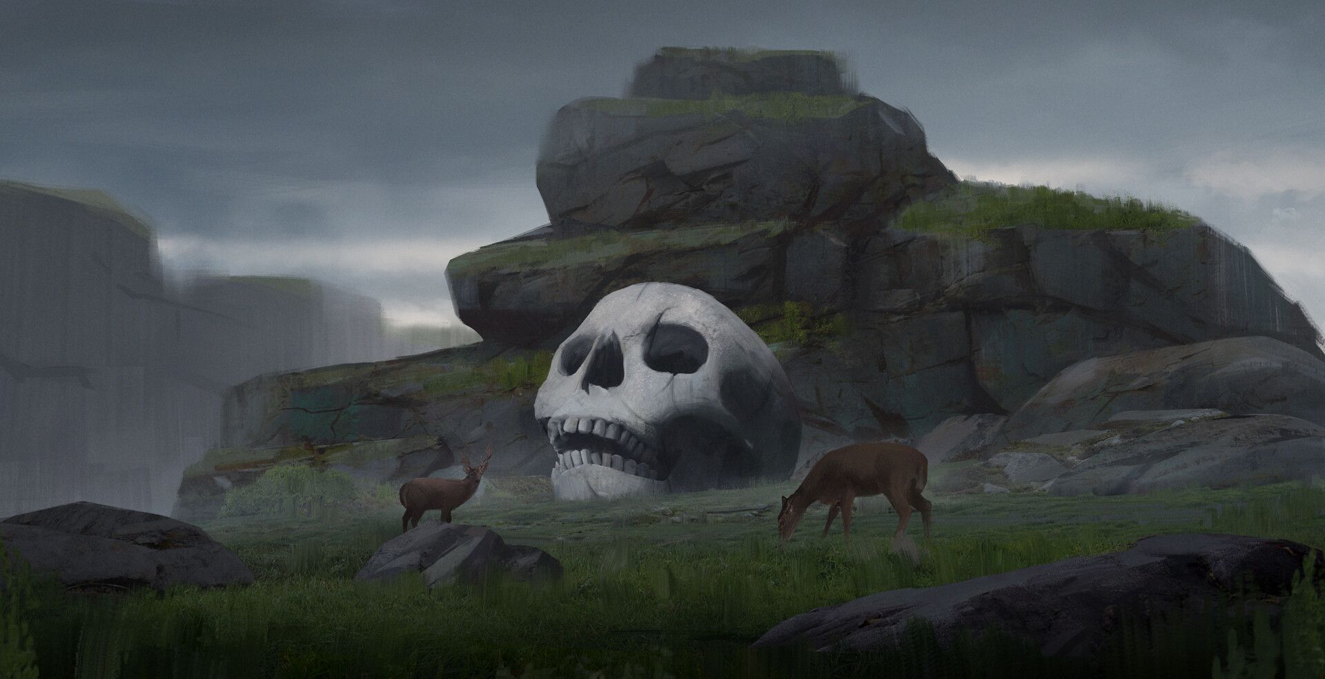 Foggy Skull by Patrik Pulkkinen | Scrolller