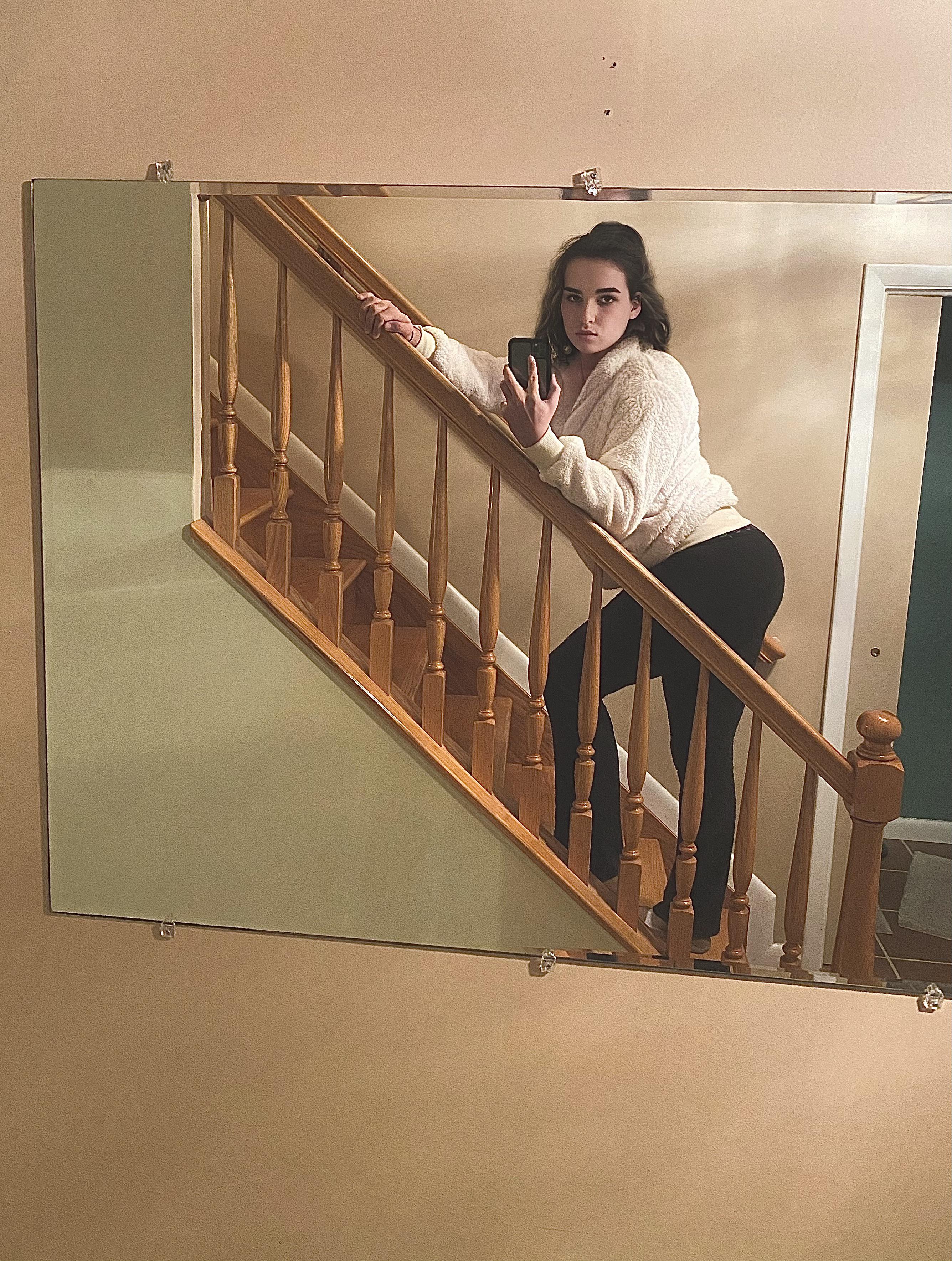 follow me up the stairs? | Scrolller