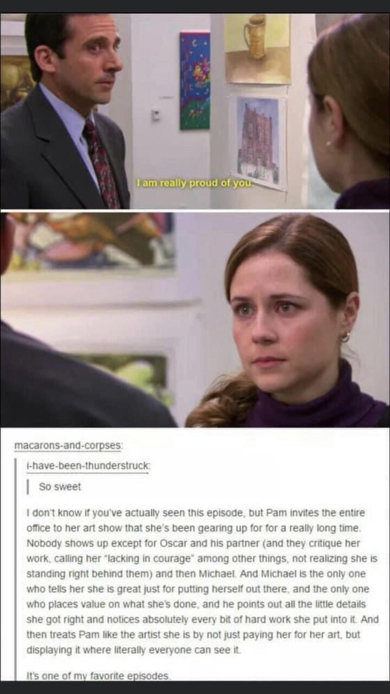 For as flawed Michael Scott is, this was a real beautiful scene ️ | Scrolller